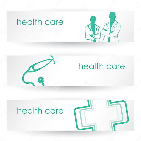 Medical headers stock vector. Illustration of health - 28240780