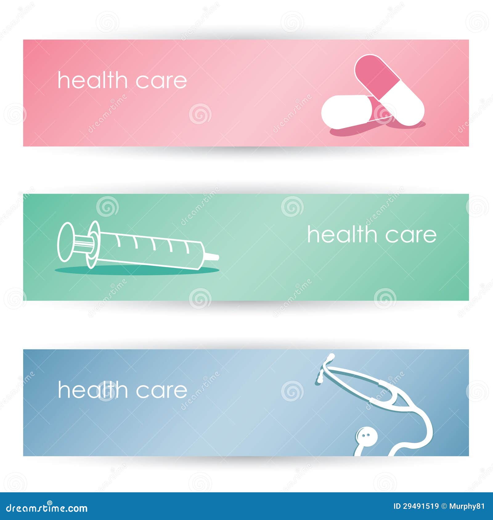 Medical headers stock vector. Illustration of doctor - 29491519