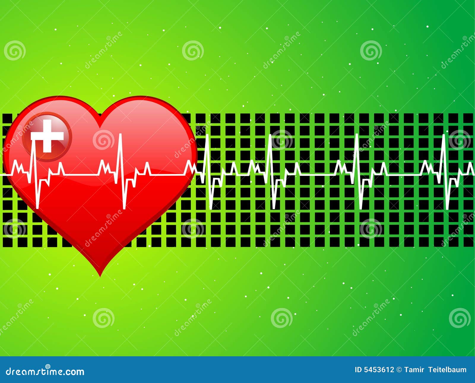 Medical Heart Background Royalty-Free Illustration | CartoonDealer.com ...
