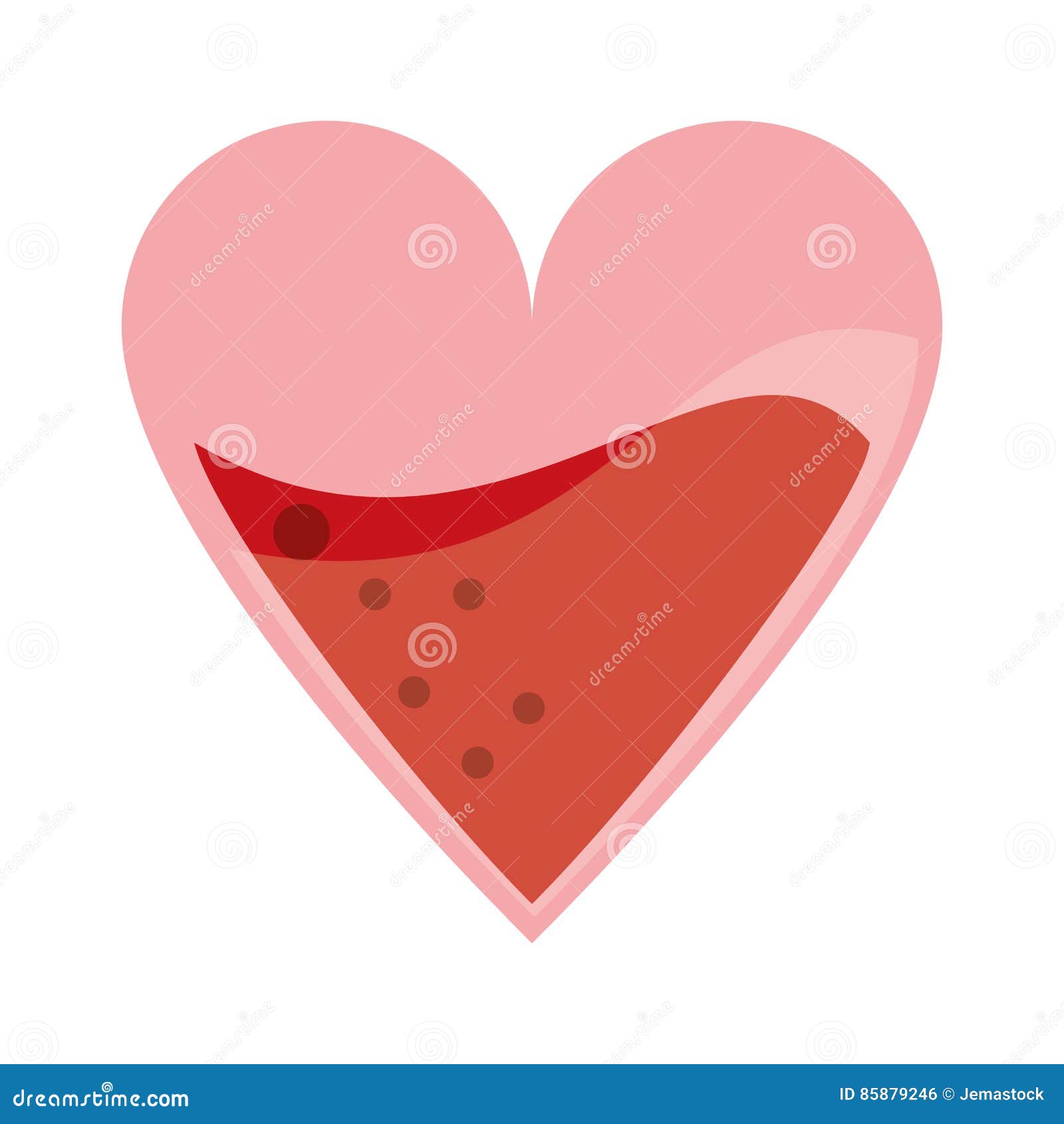 Medical heart blood design stock vector. Illustration of care - 85879246