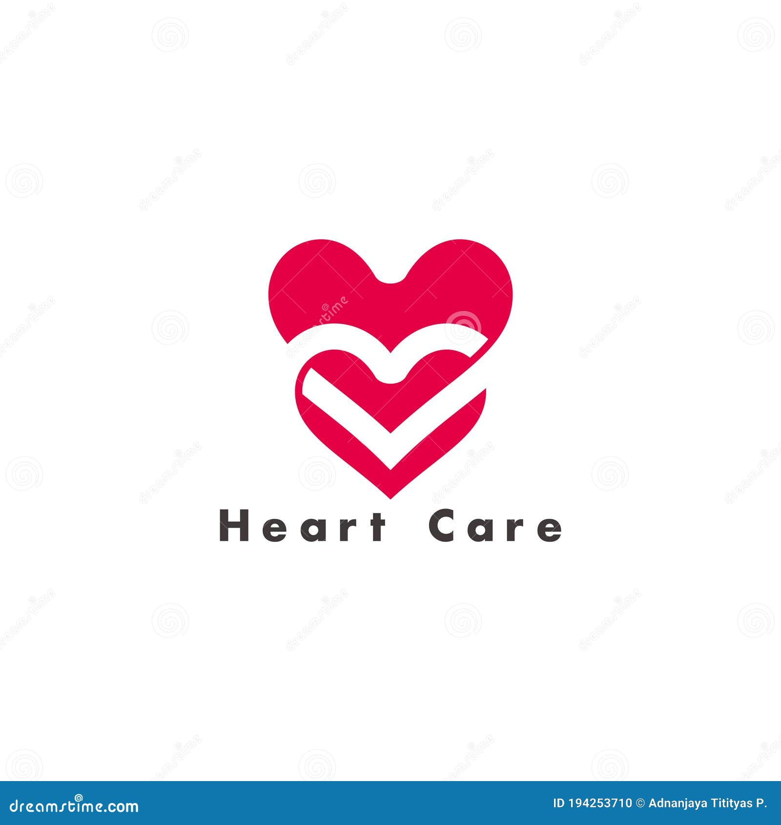 Heart Negative Space Hands Vector Logotype. Charity Medical Sign Symbol ...
