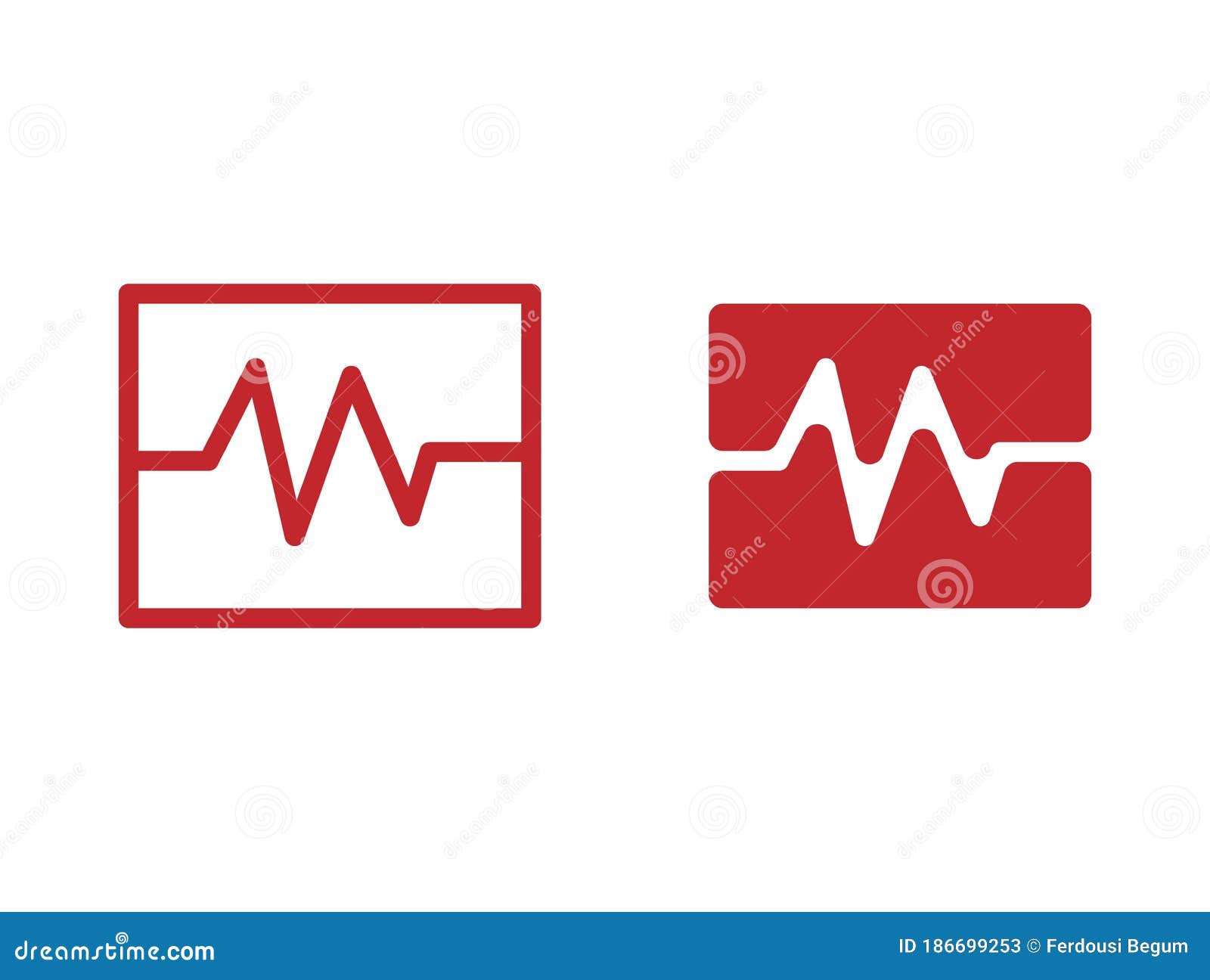 Medical Heart Pulse Icon - Vector Transparent Background Stock Vector ...