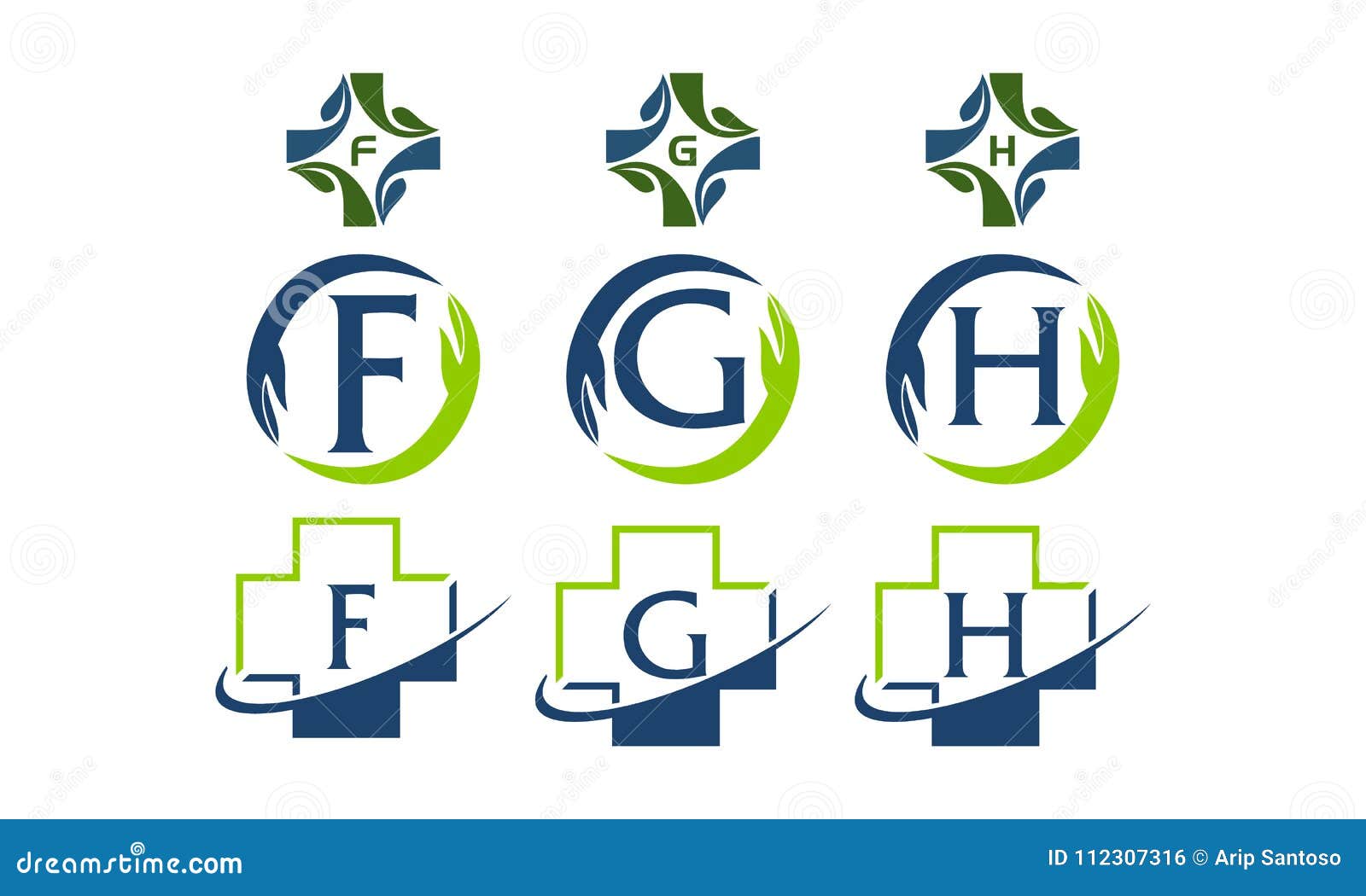 Medical Herbal Template Set Stock Vector - Illustration of medicine ...