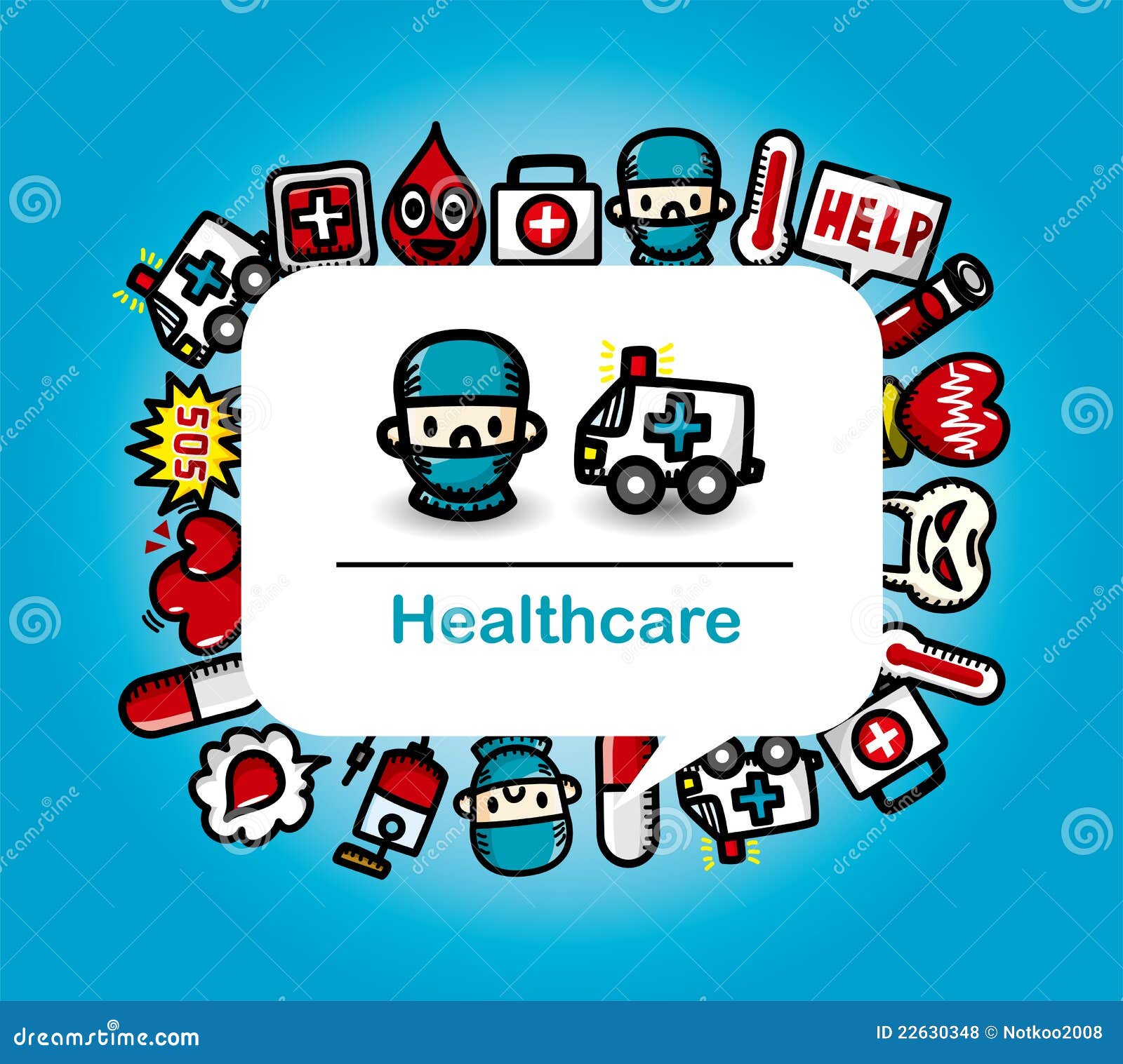 Medical and Hospital card stock vector. Illustration of patient - 22630348