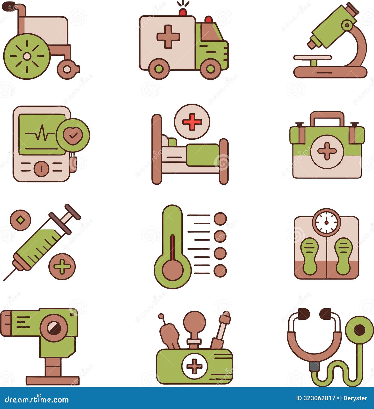 Medical Icon Clip Art Vector Stock Vector - Illustration of icon ...