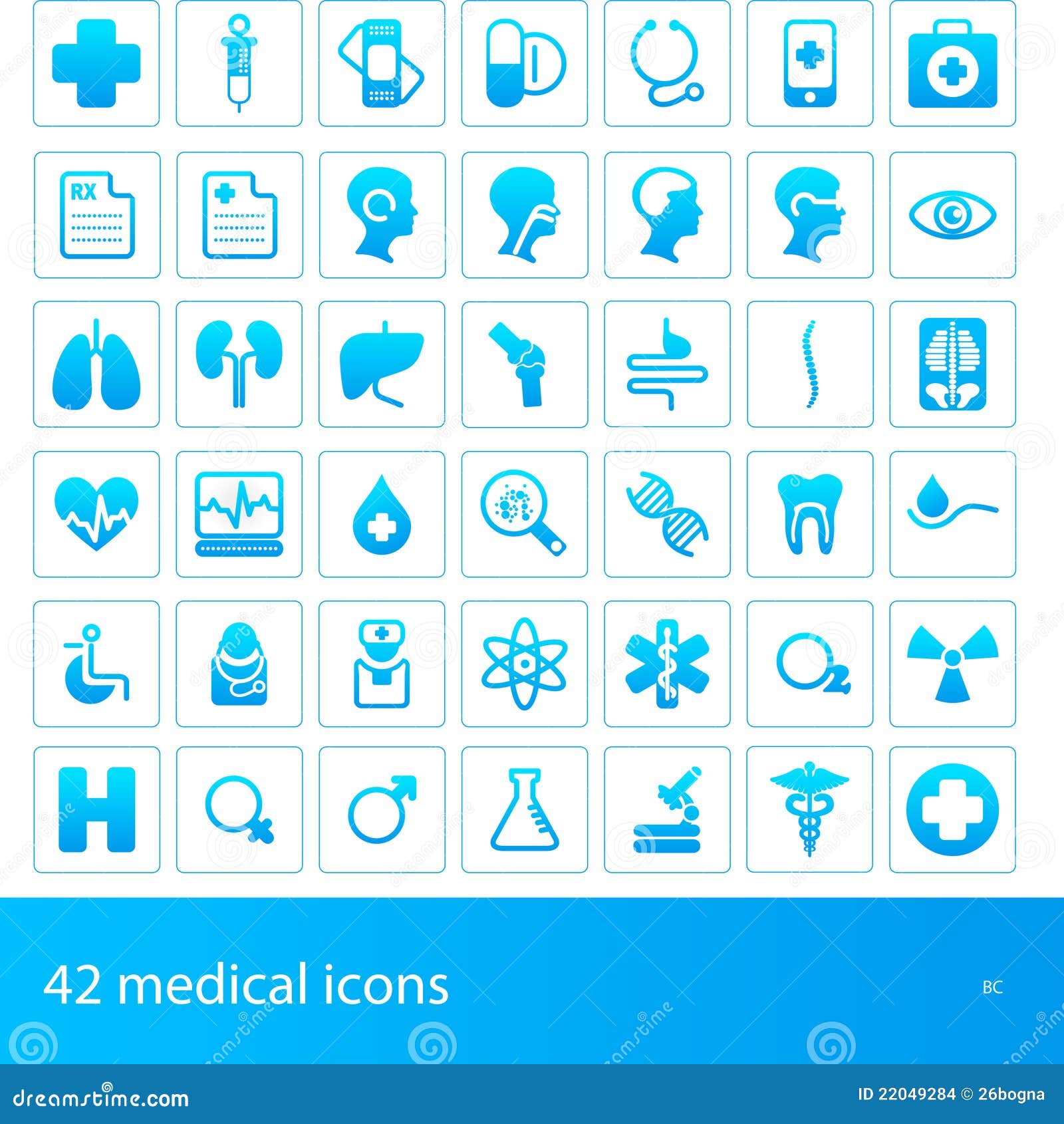 Medical icons stock vector. Illustration of design, modern - 22049284