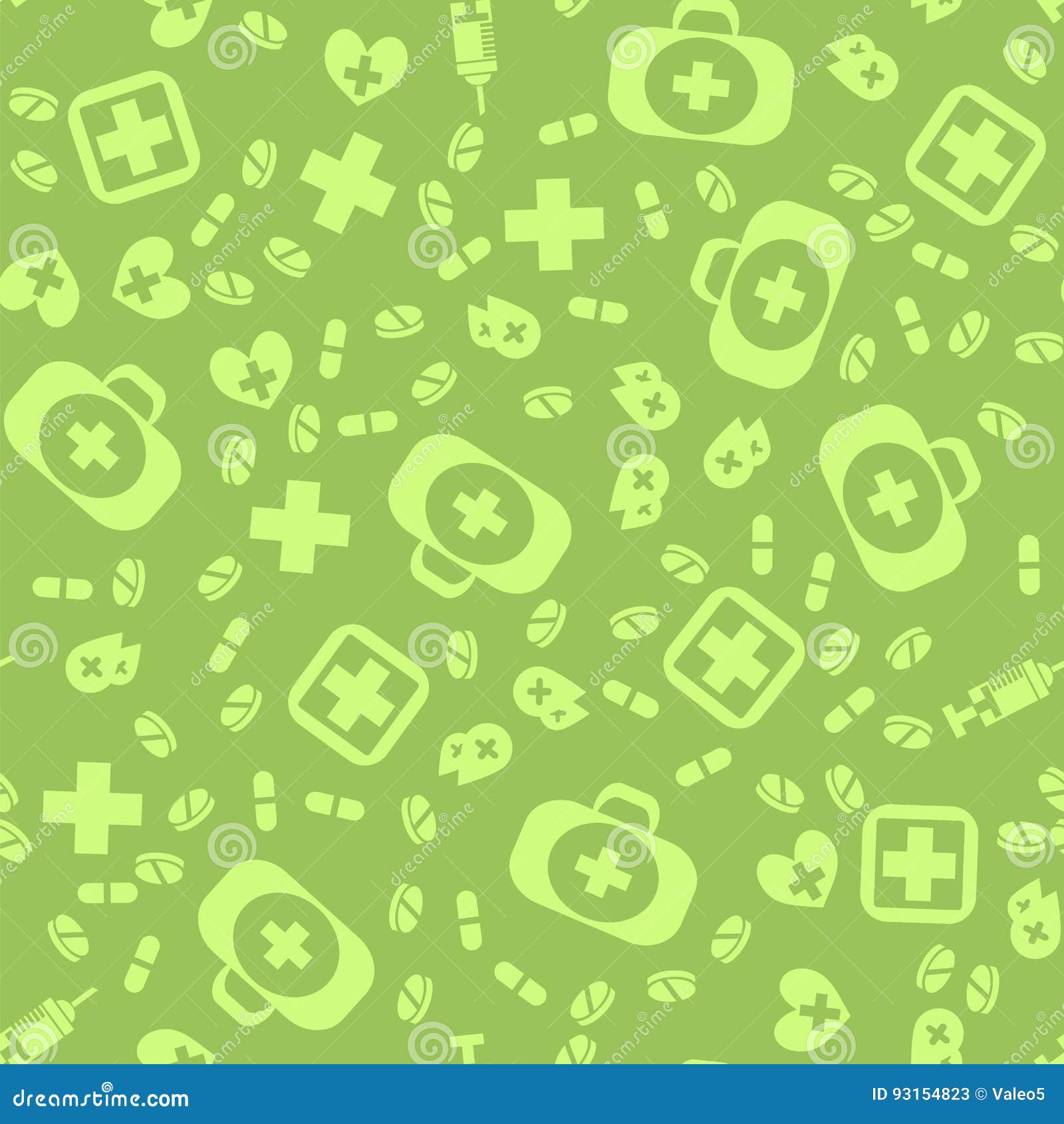 Medical Icons Seamless Pattern Stock Vector - Illustration of number ...