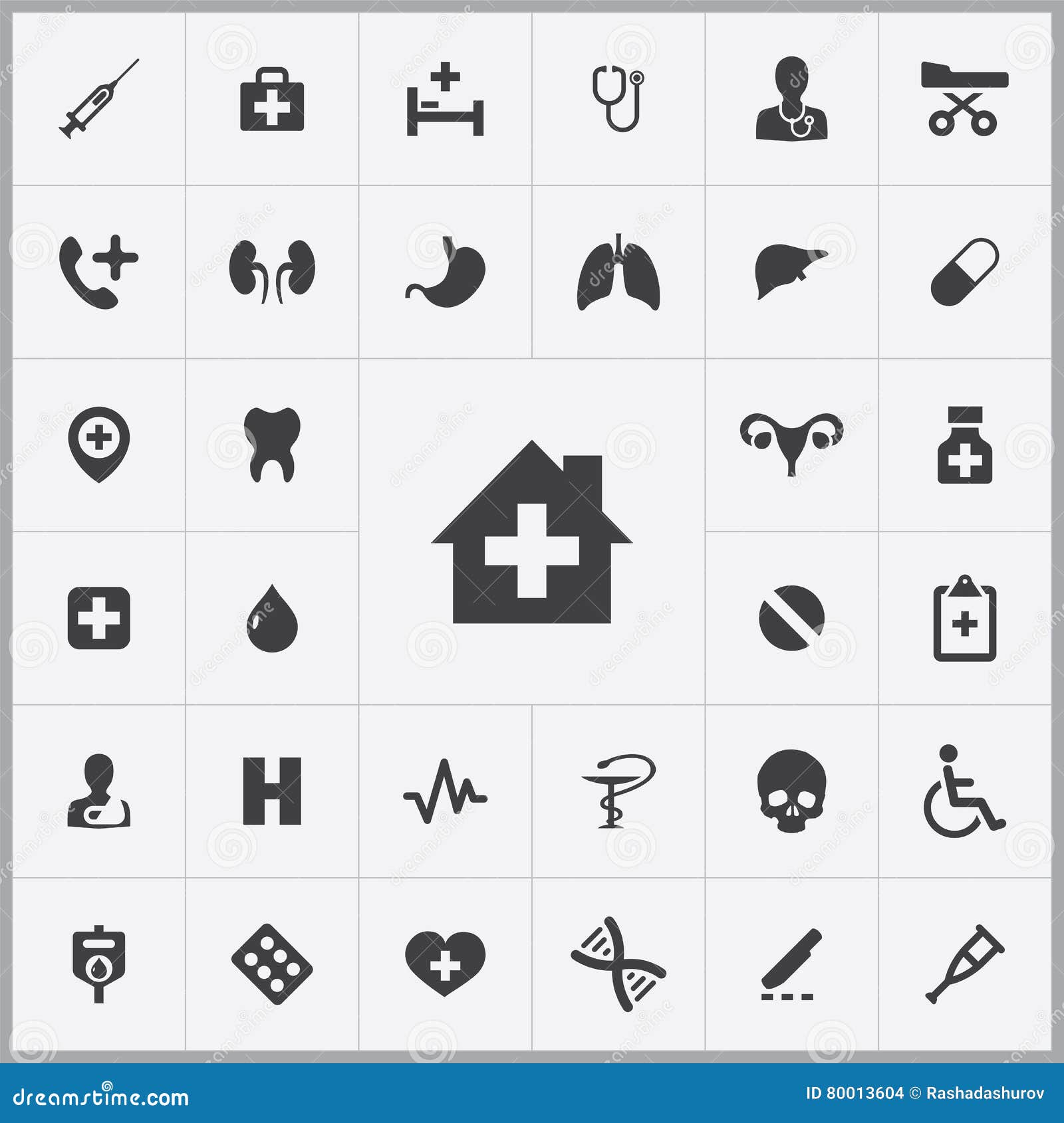 Medical Icons Universal Set Stock Vector - Illustration of pill, cross ...