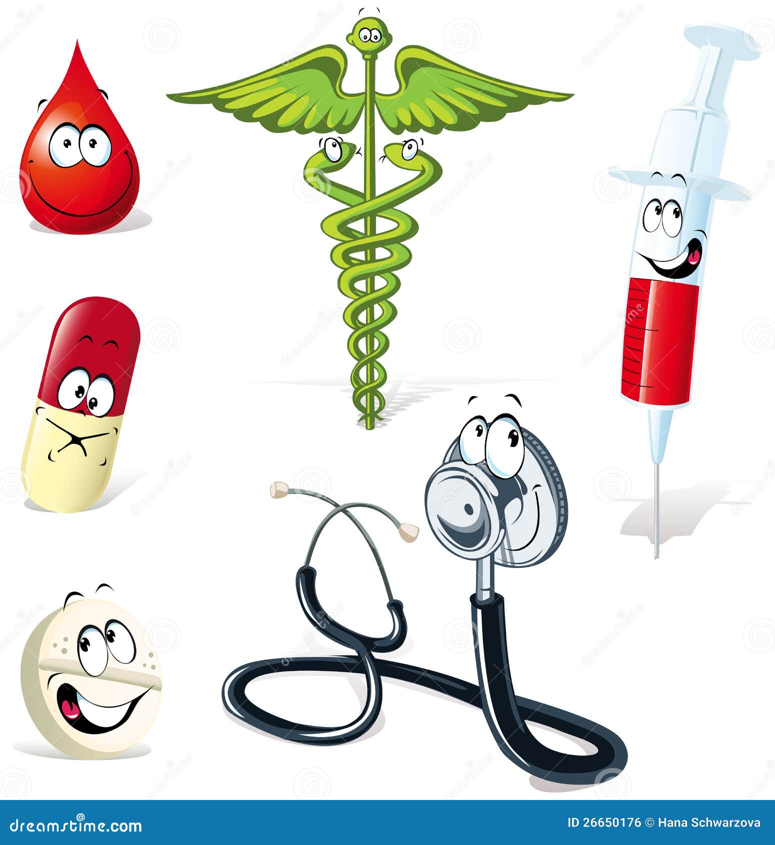 Medical illustrations stock vector. Illustration of white - 26650176