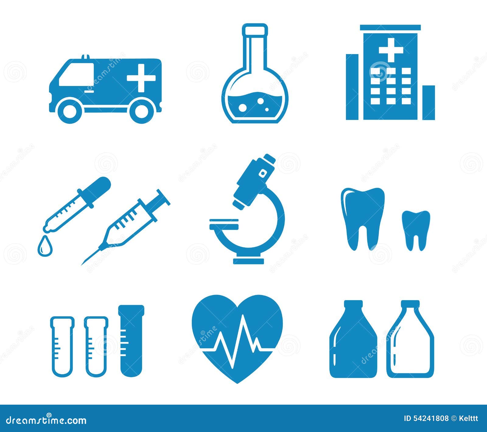 Medical industry objects stock illustration. Illustration of adviser ...