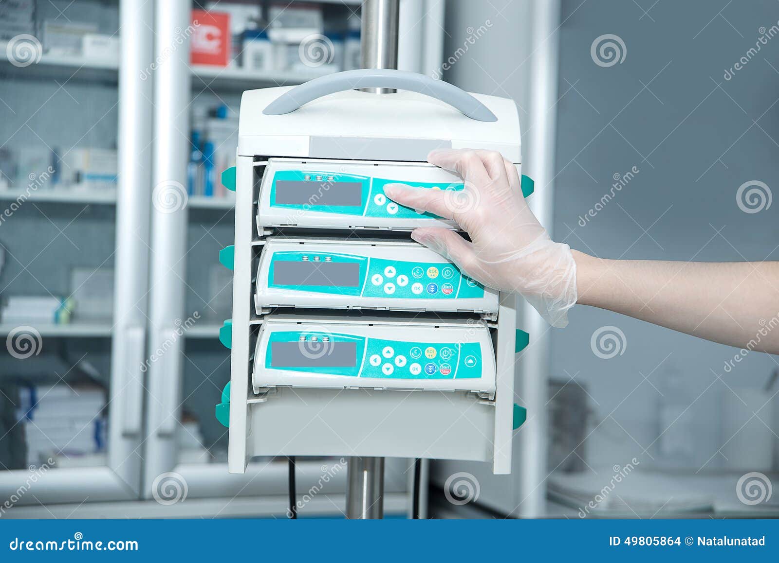 Medical Infusion Pump stock photo. Image of equipment - 49805864