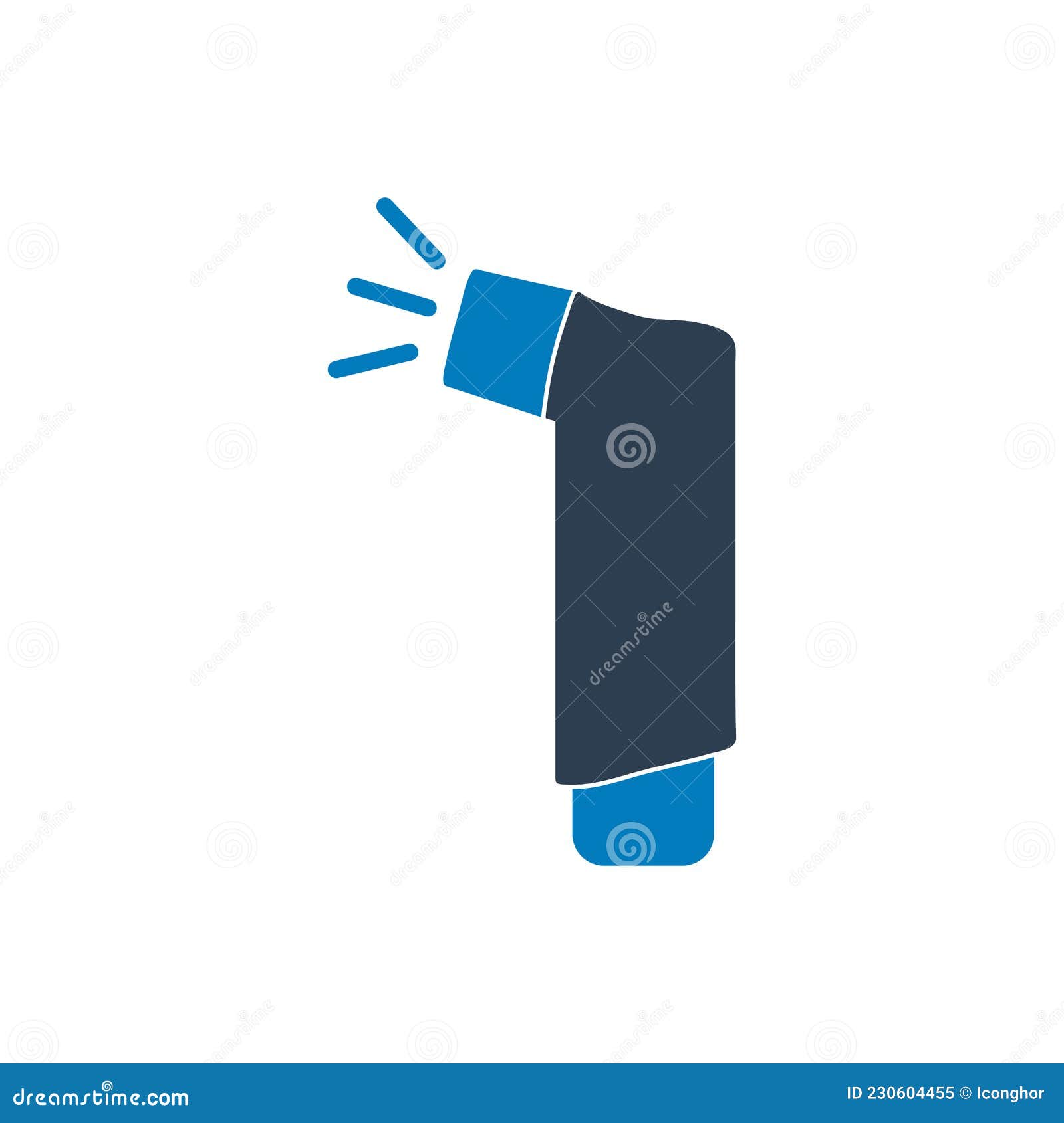 Medical Inhaler Icon. stock vector. Illustration of editable - 230604455