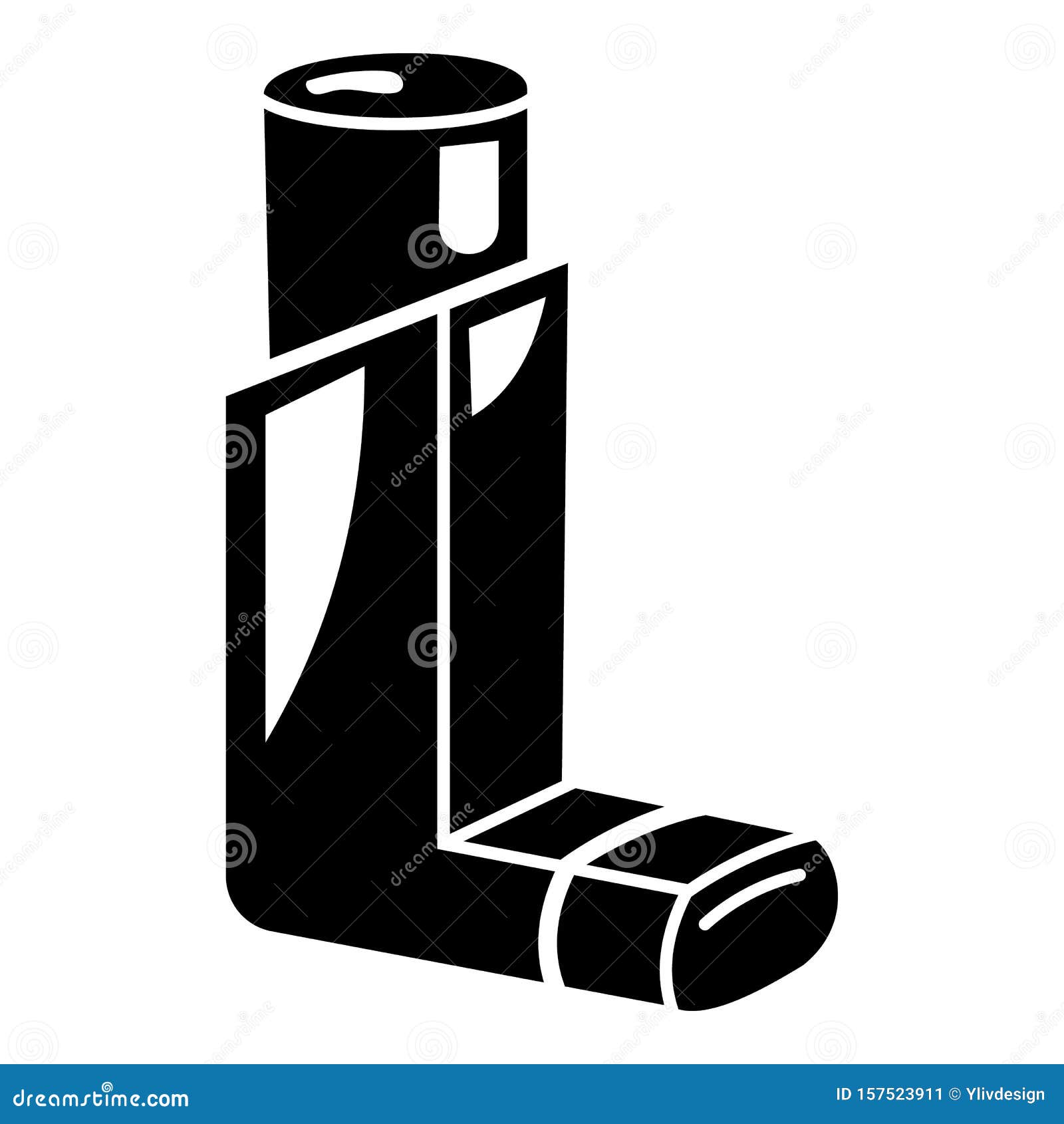 Medical Inhaler Icon, Simple Style Stock Vector - Illustration of color ... Medical Inhaler Icon, Simple Style Stock Vector - Illustration of color ...