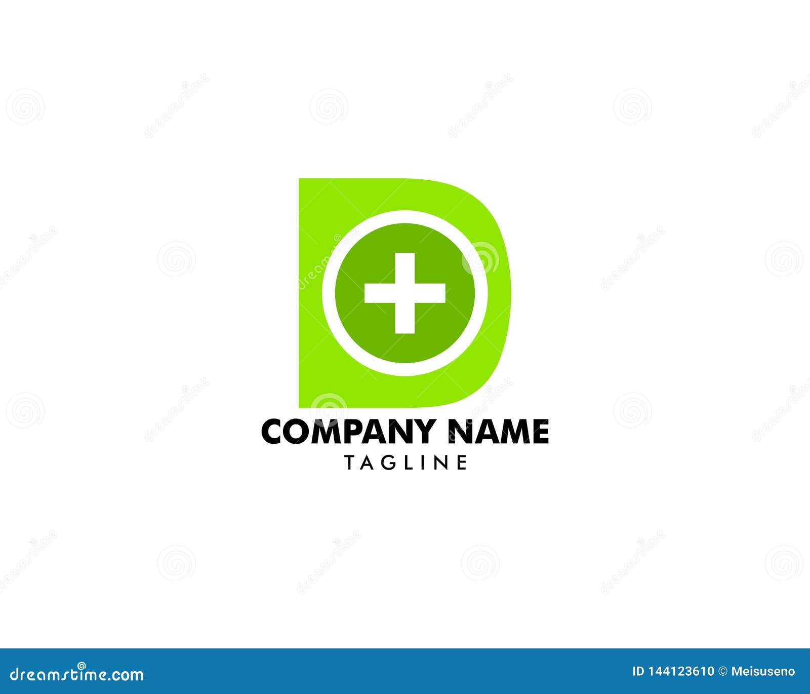 Medical Initial Letter D Logo Design Stock Vector - Illustration of ...
