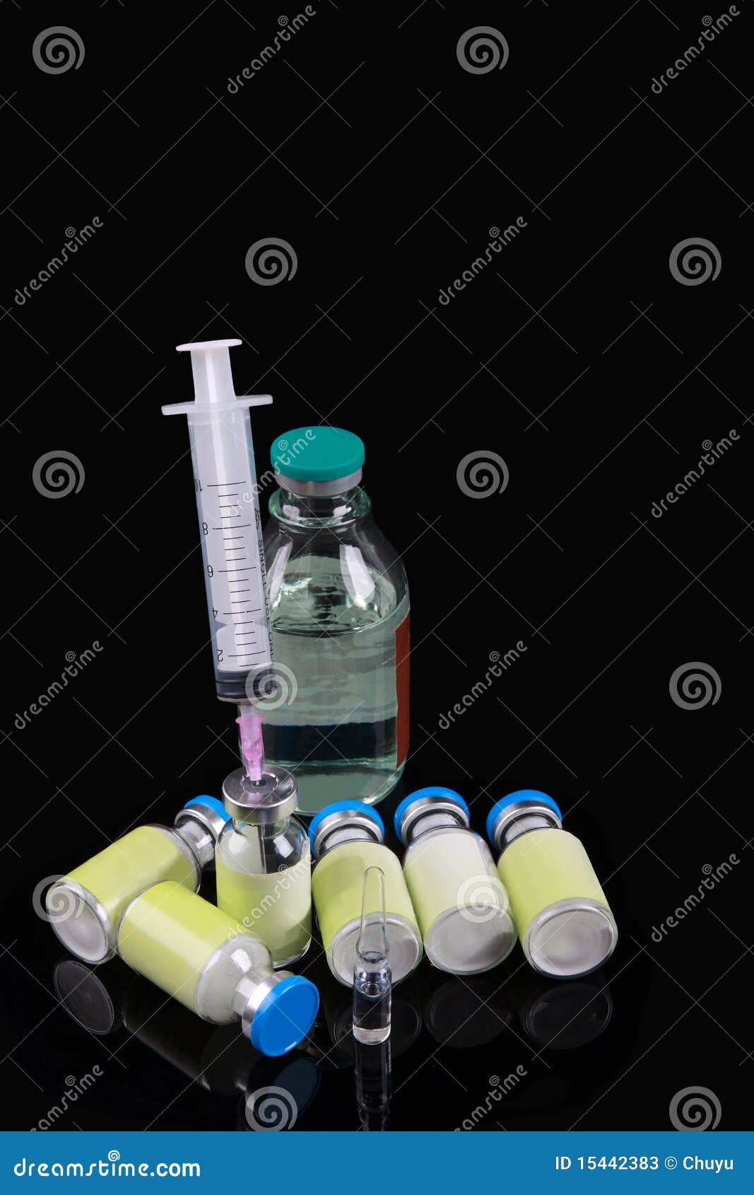 Medical injection products stock image. Image of instrument - 15442383