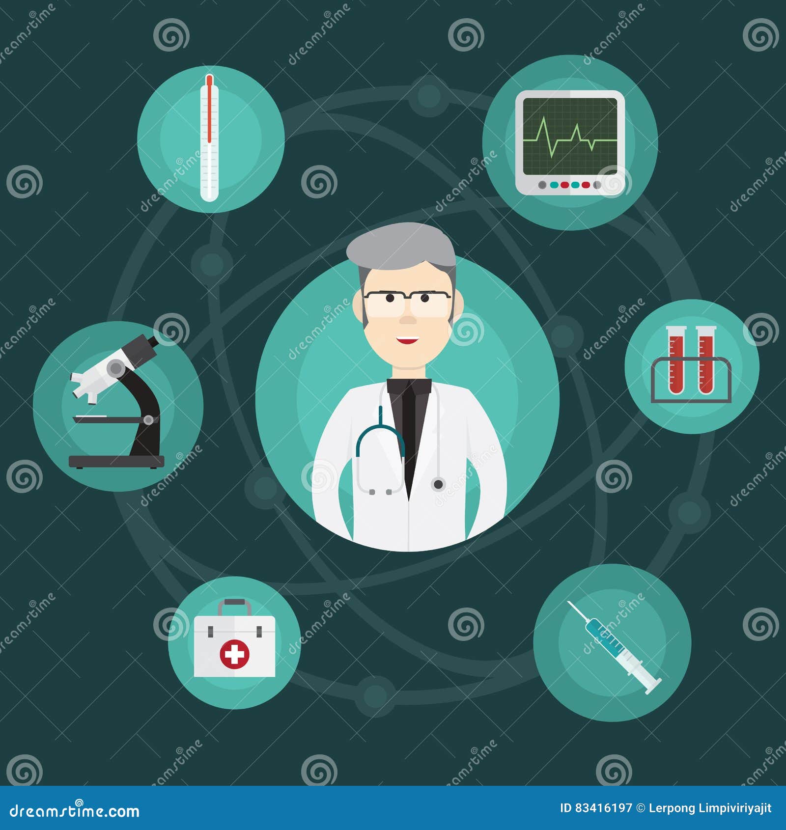 Medical Innovation and Doctors Stock Vector - Illustration of character ...
