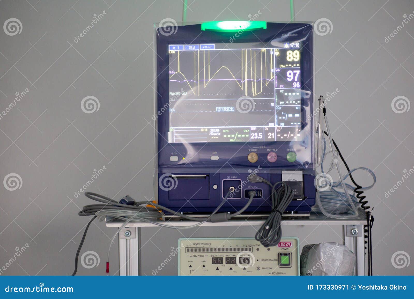 Medical Instruments in Hospital Operating Room Stock Image - Image of ...