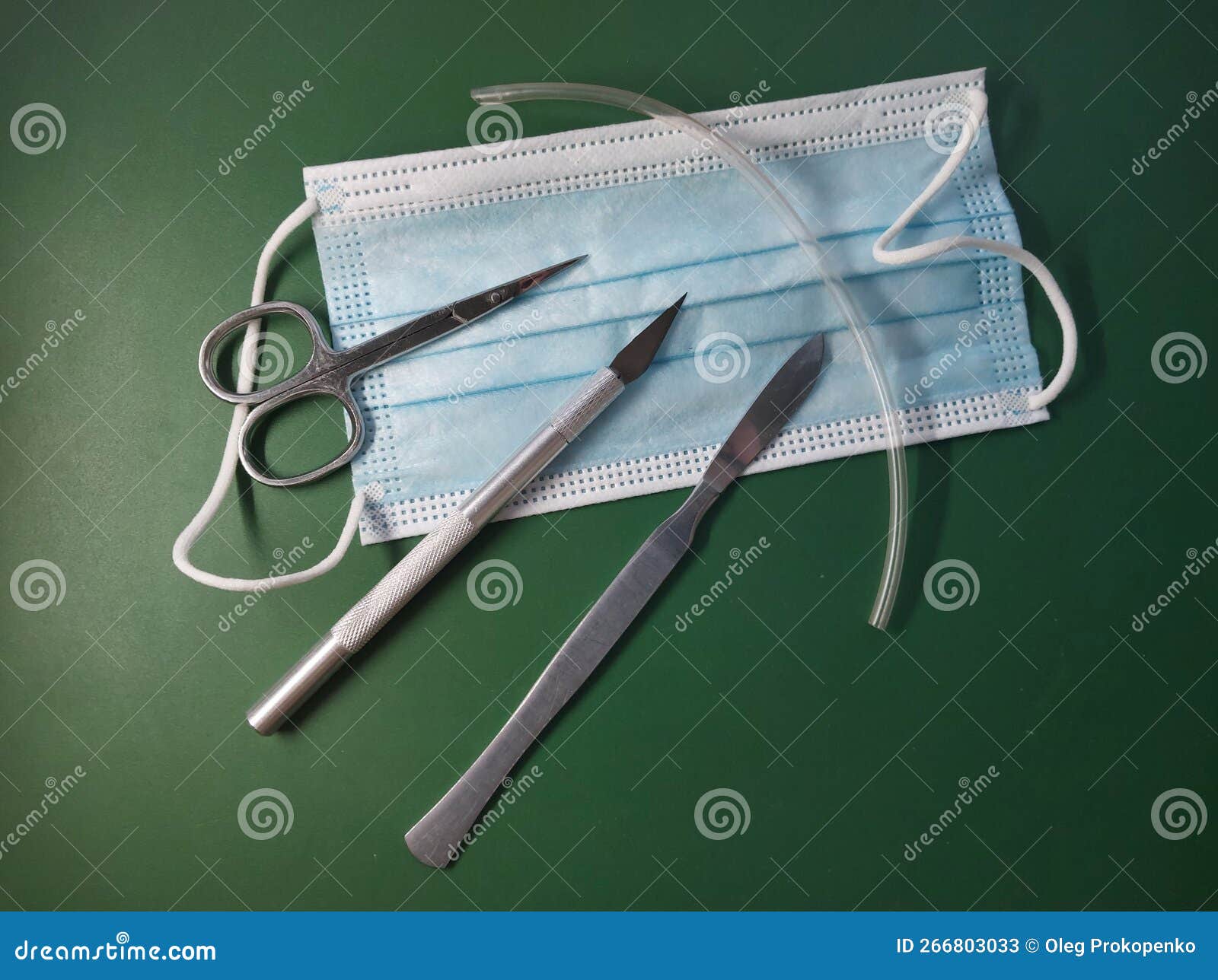 Medical Instruments and Materials for Surgery and Treatment Stock Image ...