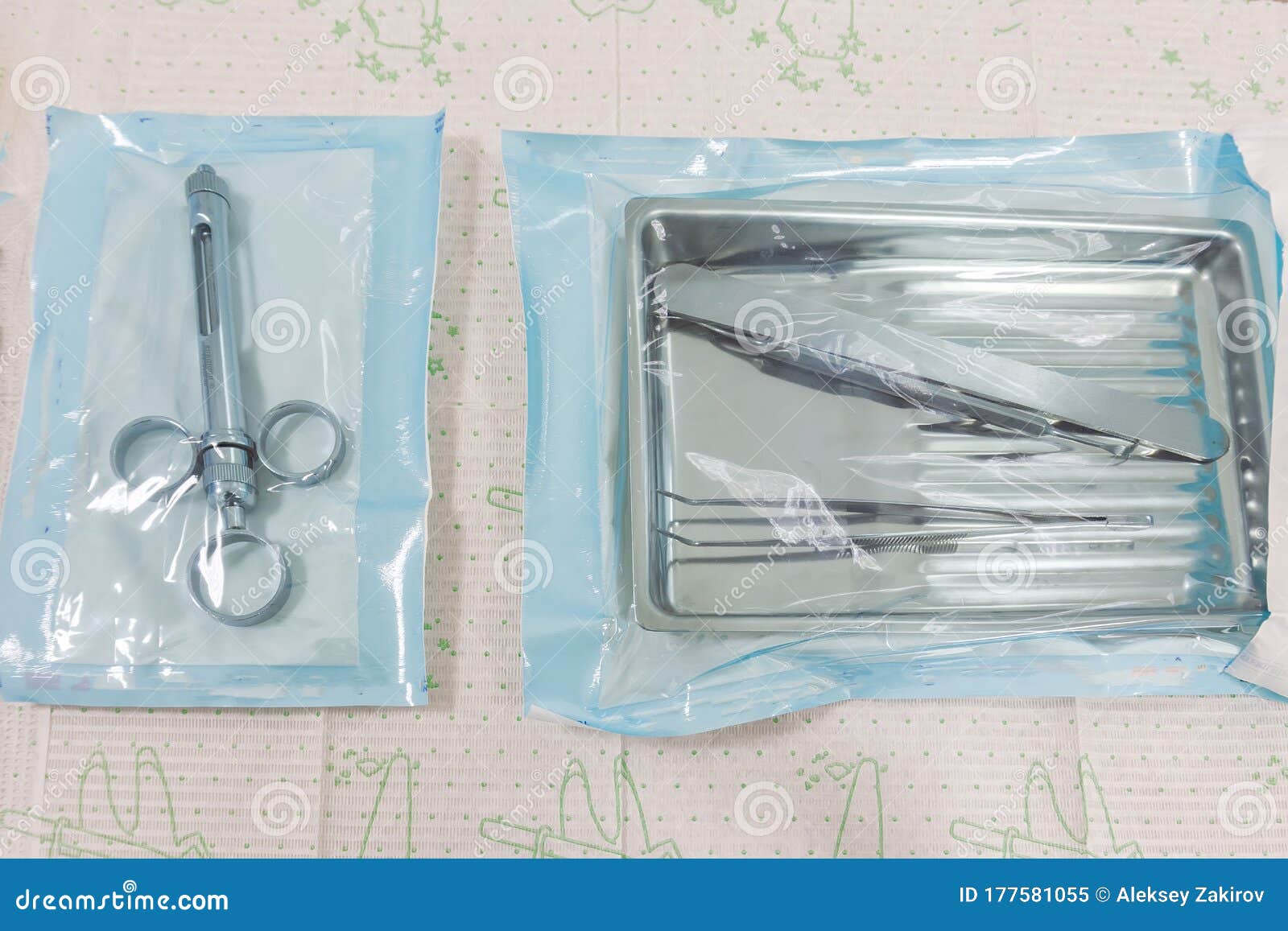 Medical Instruments in Sterile Plastic Packaging Stock Image - Image of ...