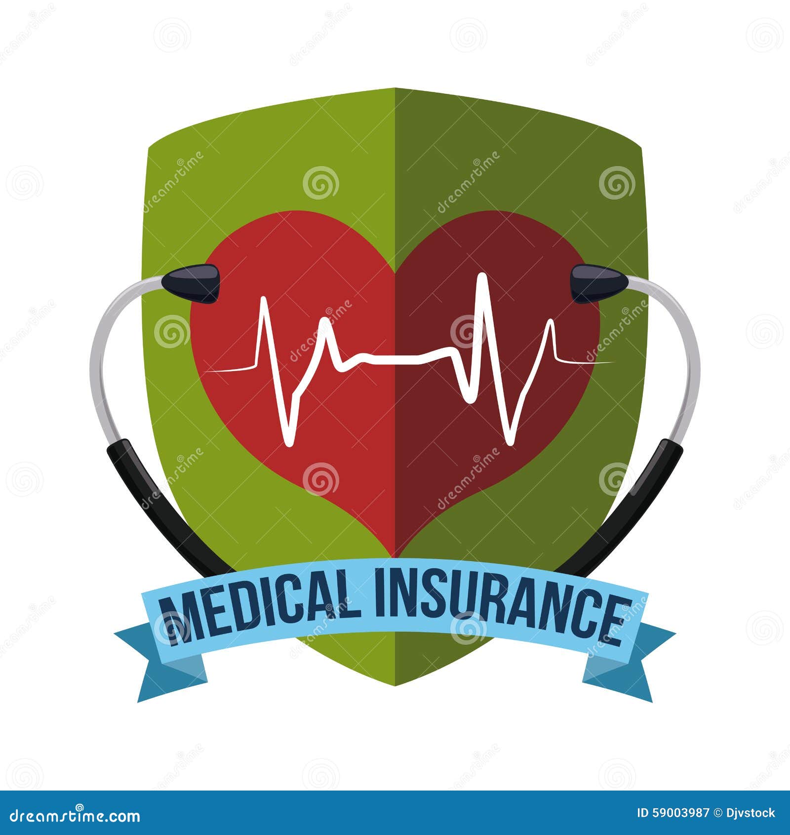 Medical insurance design. stock vector. Illustration of medicine - 59003987