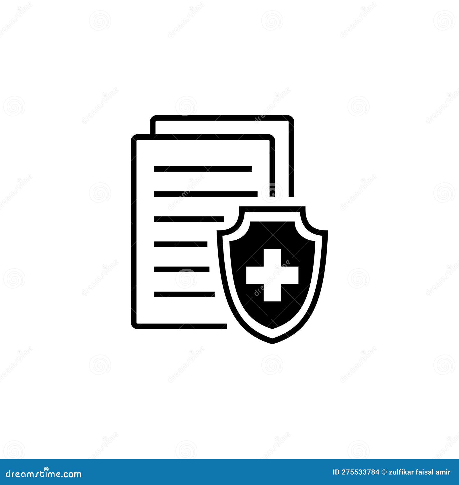 Medical Insurance Icon. Health Insurance Icon Stock Vector ...