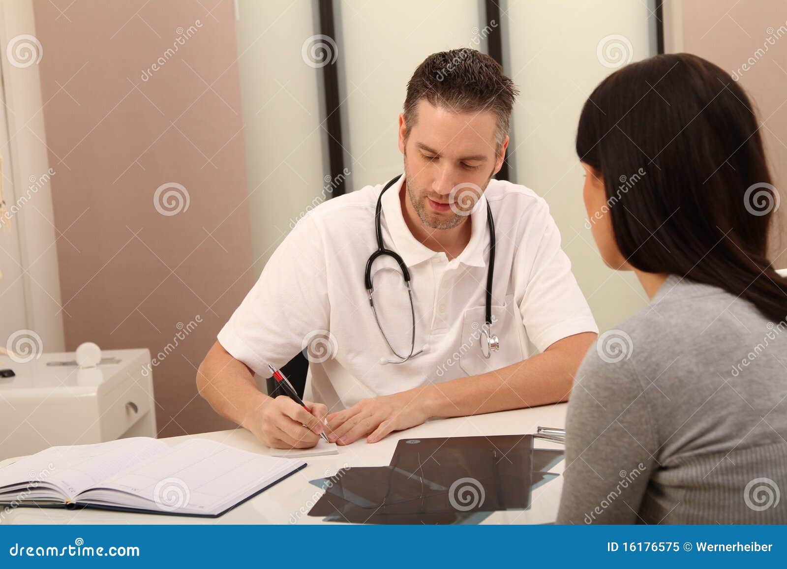 Medical Investigation stock image. Image of woman, medical - 16176575