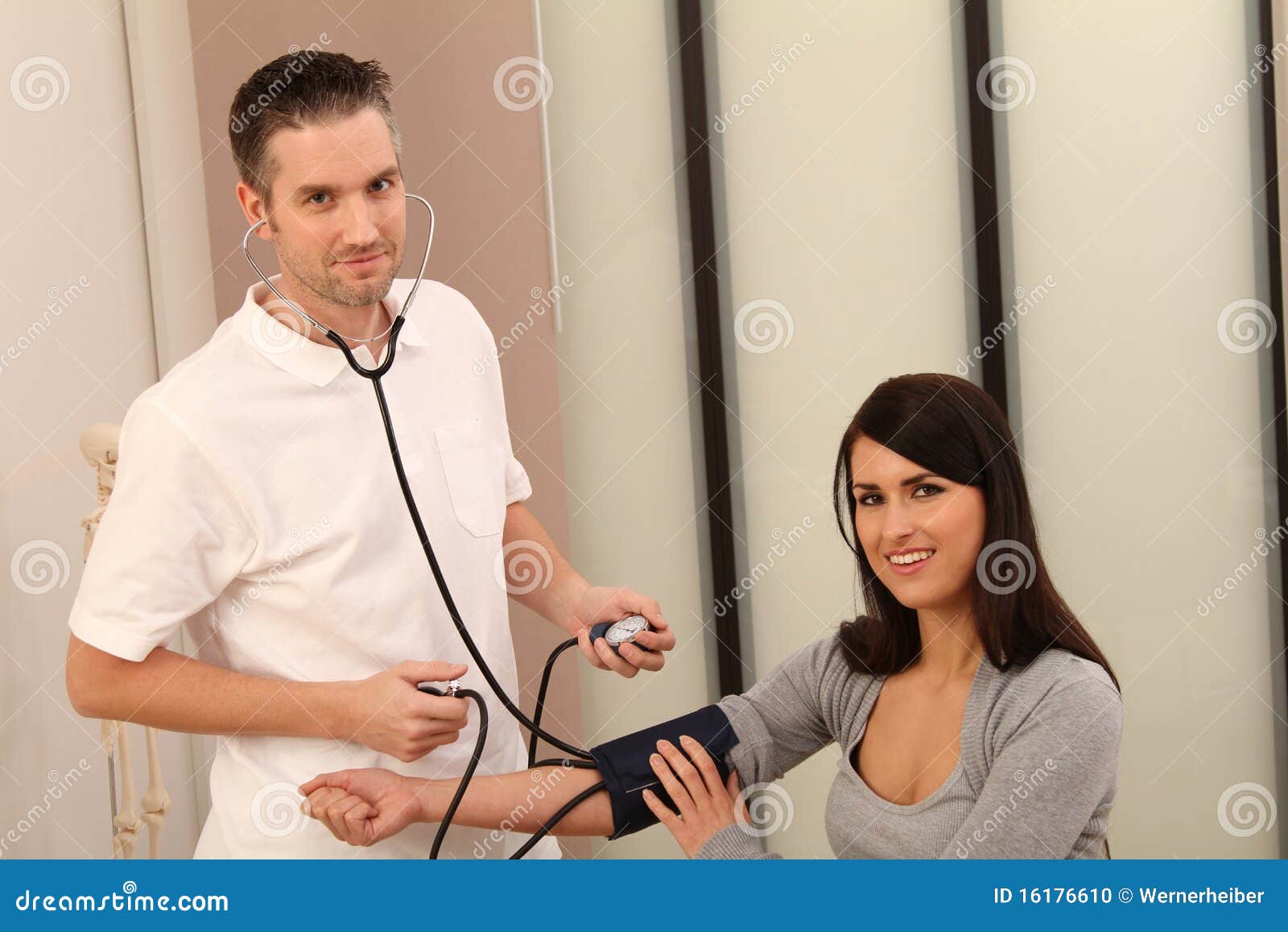 Medical Investigation stock photo. Image of patient, white - 16176610