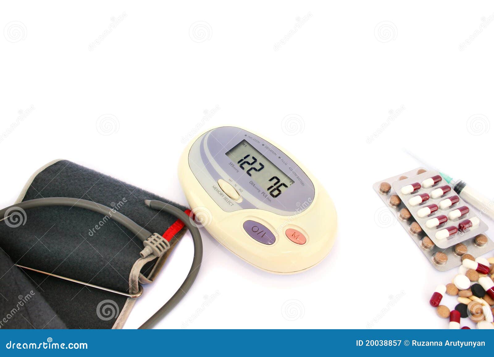 Medical items stock image. Image of blood, cutout, hypertension - 20038857