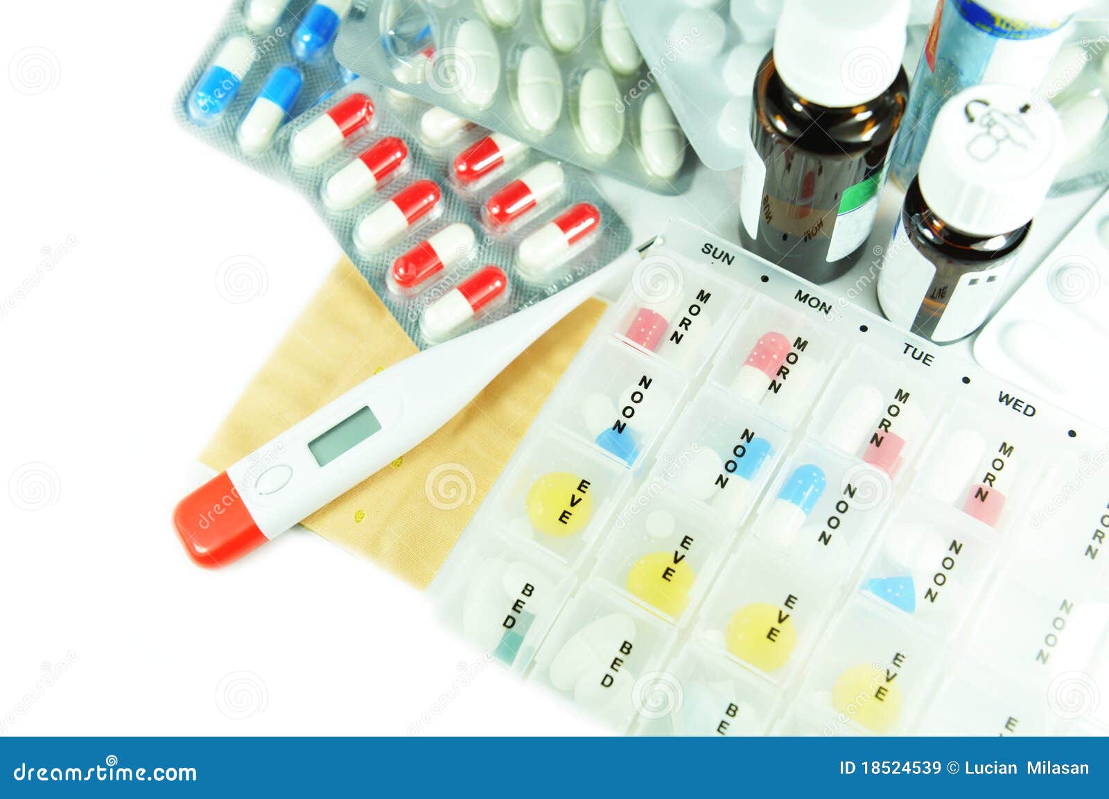 Medical kit stock image. Image of helping, influenza - 18524539