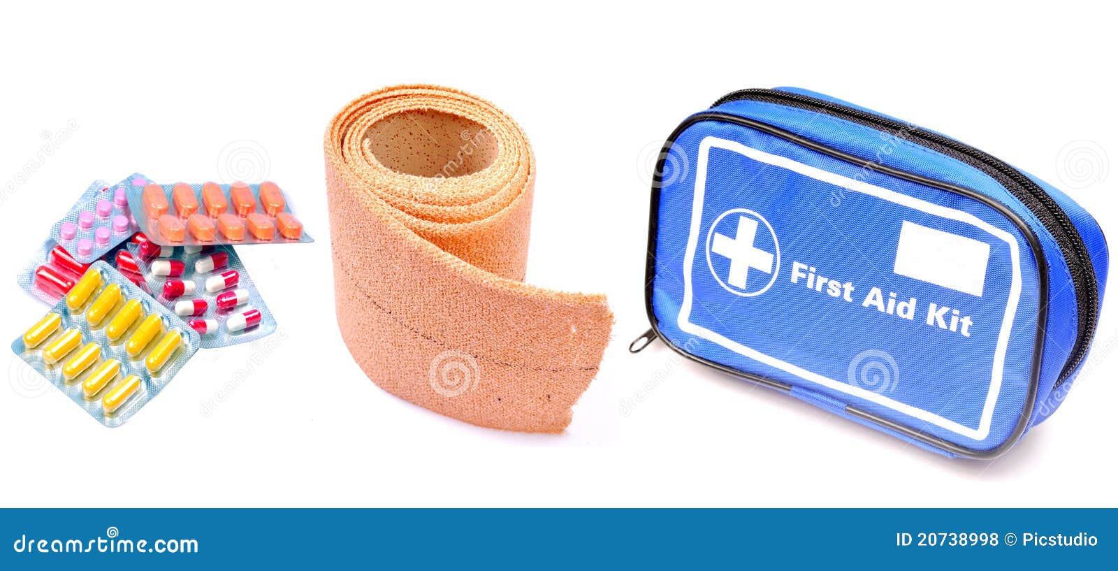 Medical kit stock photo. Image of pouch, bandage, treatment - 20738998