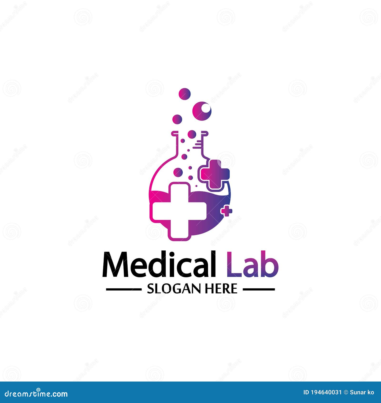 Medical Lab Logo Template Design Vector, Emblem, Design Concept ...