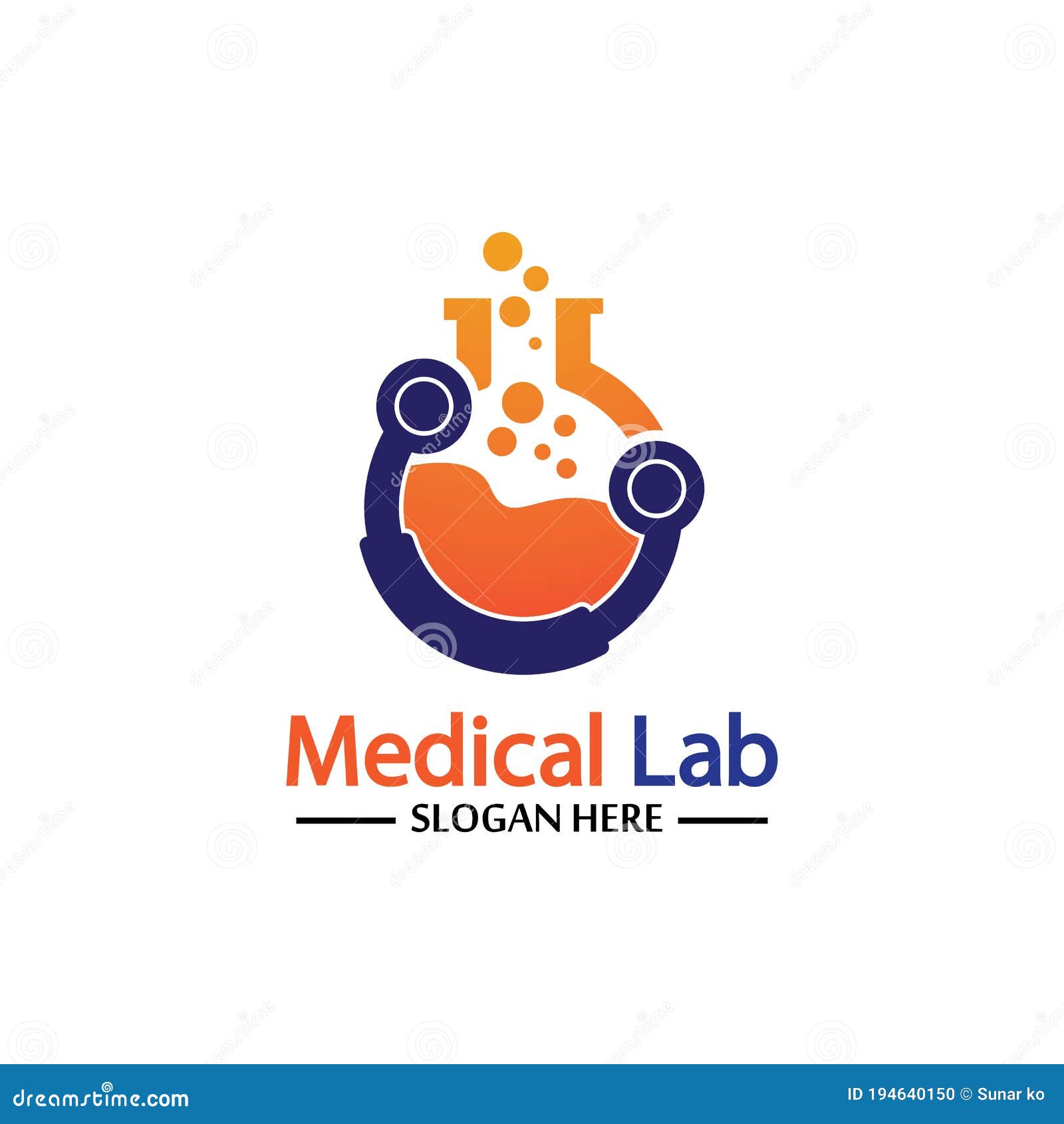 Medical Lab Logo Template Design Vector, Emblem, Design Concept ...
