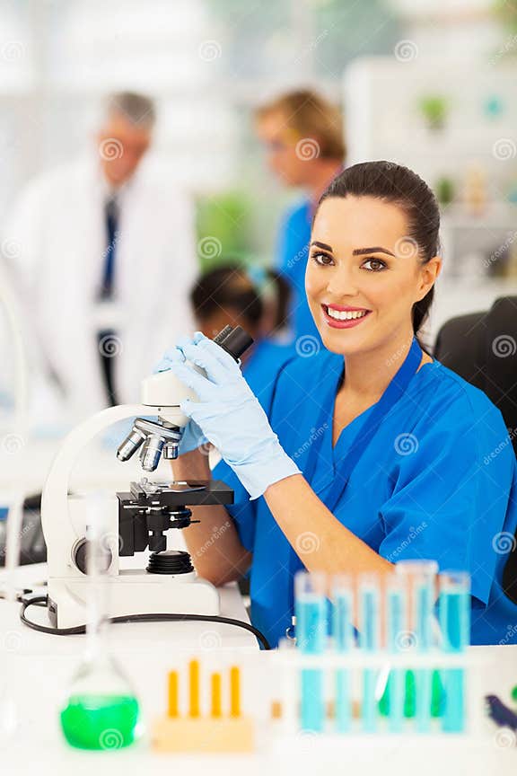 Medical lab technician stock image. Image of hospital - 32450895