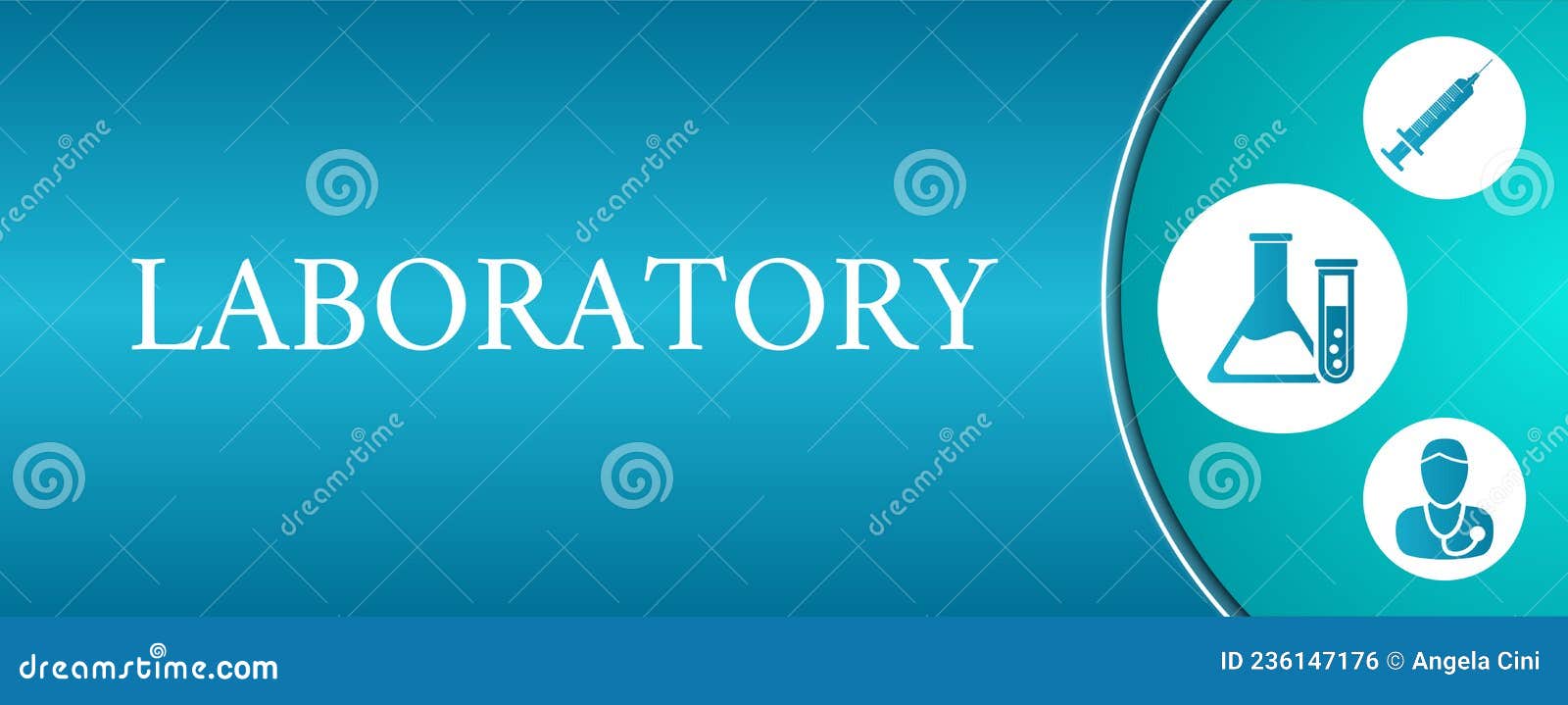 Medical Laboratory Background Illustration Banner Stock Vector ...