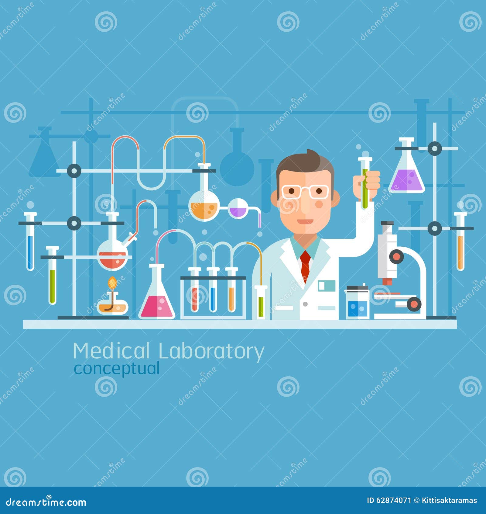 Medical Laboratory Icons, Internal Organs Cross Vector Illustration ...