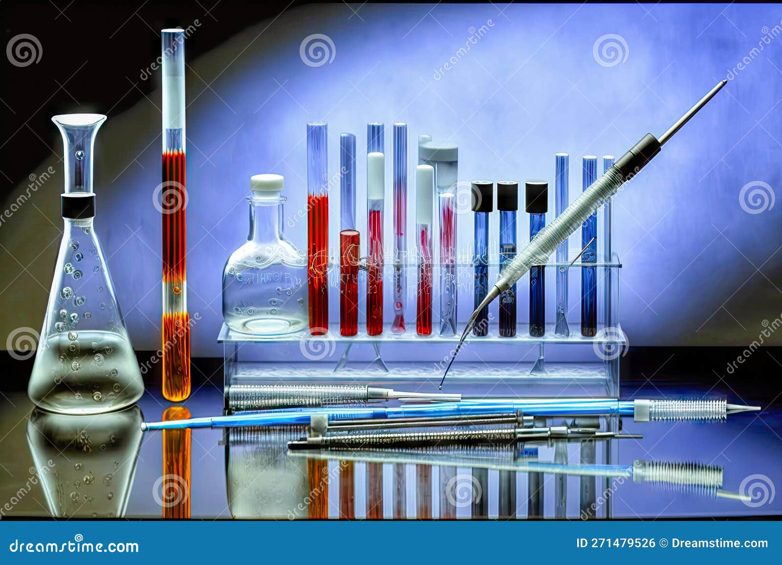 Medical Laboratory Equipment Stock Illustration - Illustration of ...