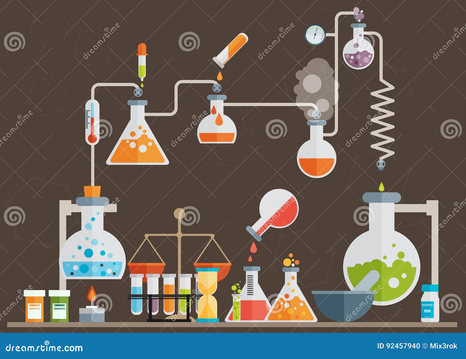 Medical Laboratory Infographics Stock Vector - Illustration of ...