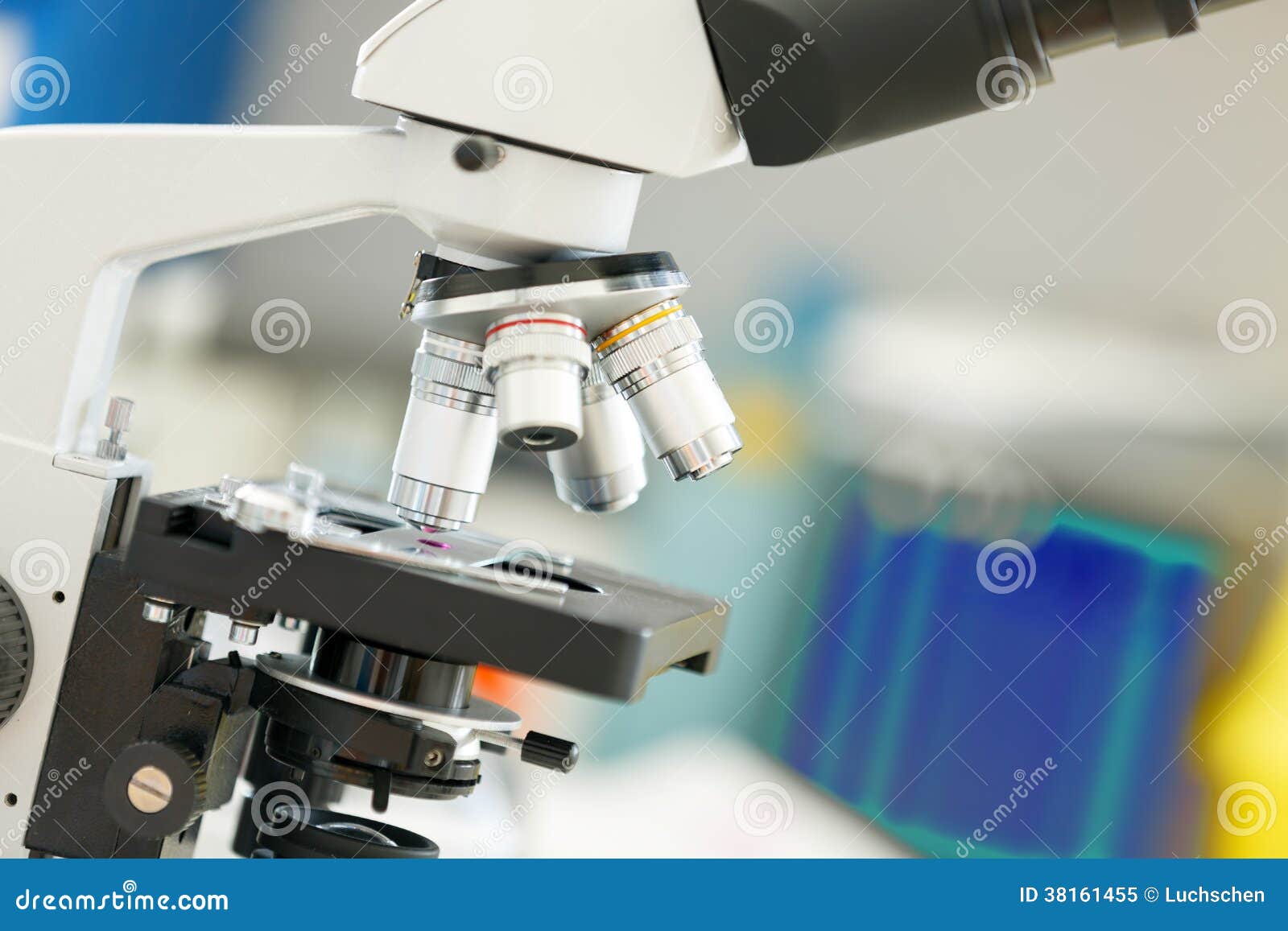 Medical Laboratory Microscope Stock Image - Image of scientific ...