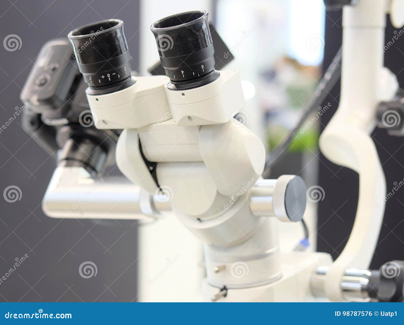 Medical Laboratory Microscope Stock Photo - Image of magnification ...