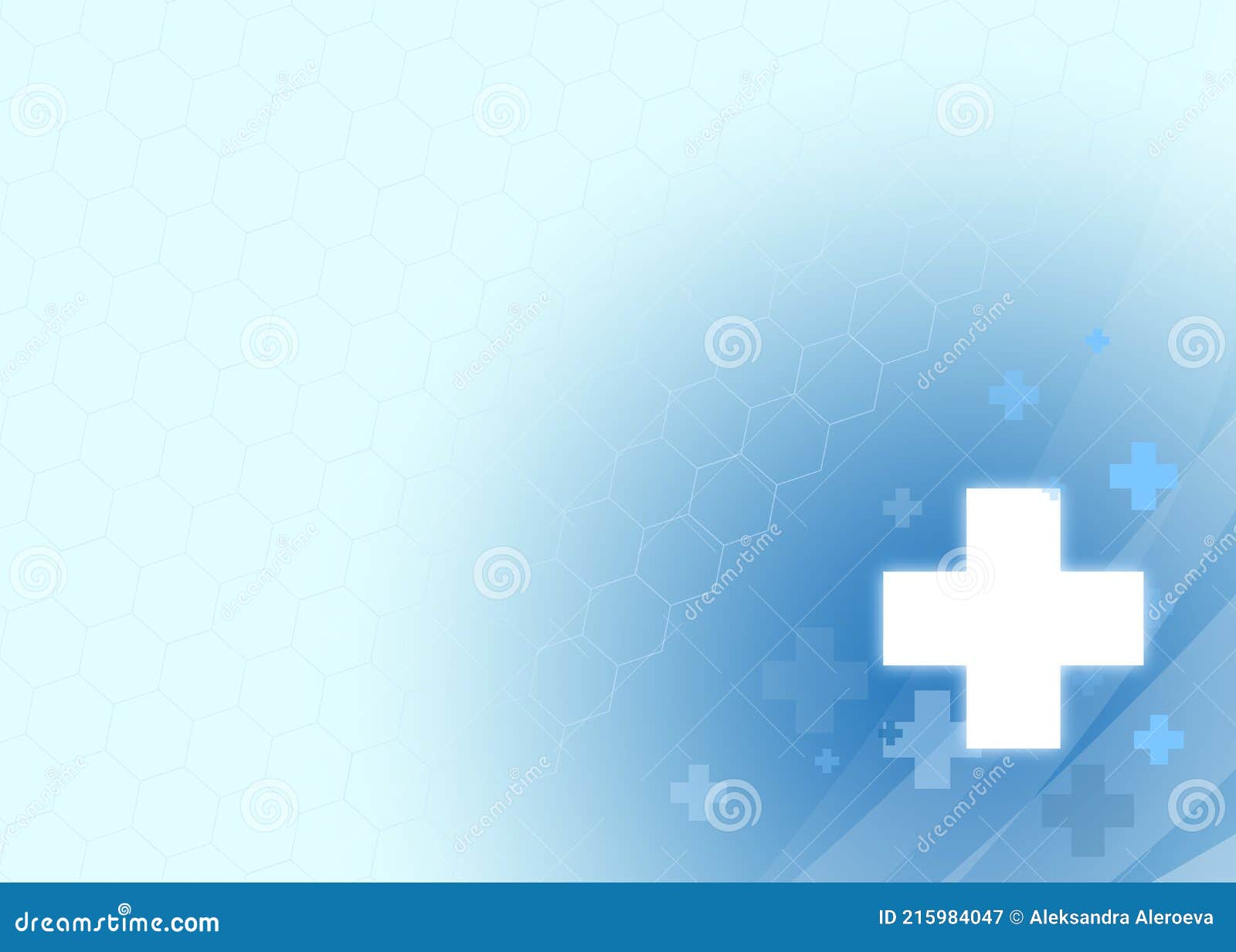 Medical Light Background with Crosses. Technological Medical Background ...
