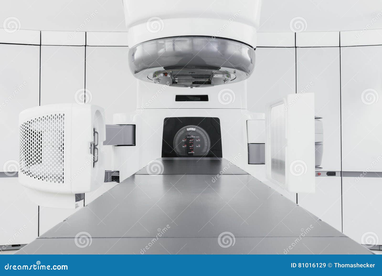 Medical linear accelerator stock image. Image of hospital - 81016129