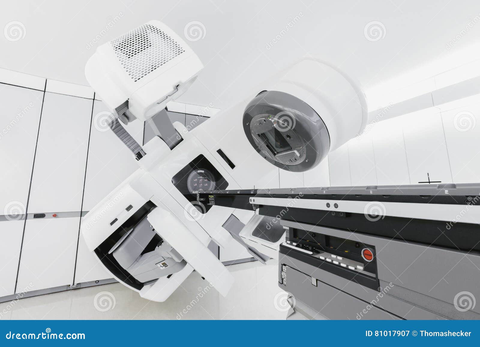 Medical linear accelerator stock image. Image of machine - 81017907