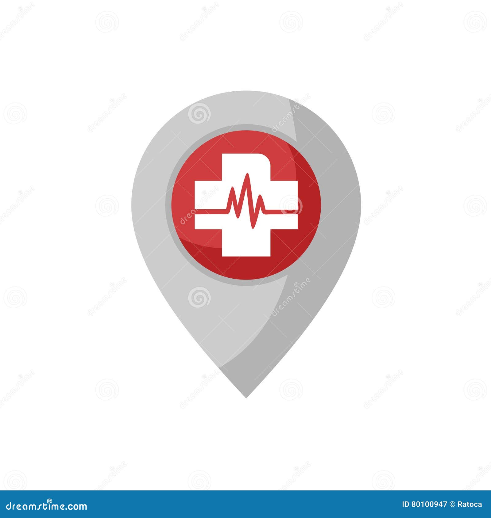 Medical Location Point Design Stock Vector - Illustration of symbol ...