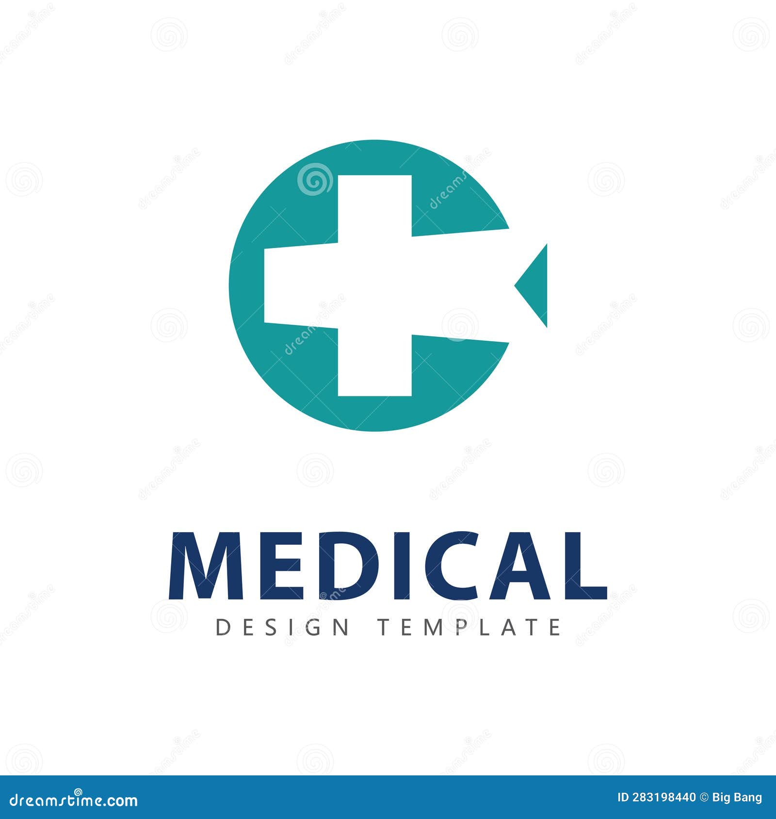 Medical Logo Icon Design Template Elements Stock Vector - Illustration ...
