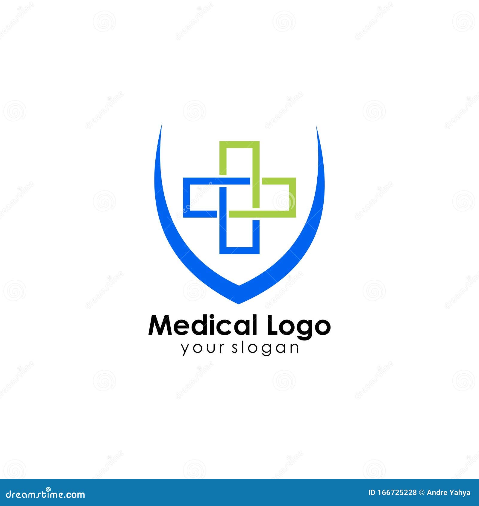 Medical logo template stock illustration. Illustration of sign - 166725228