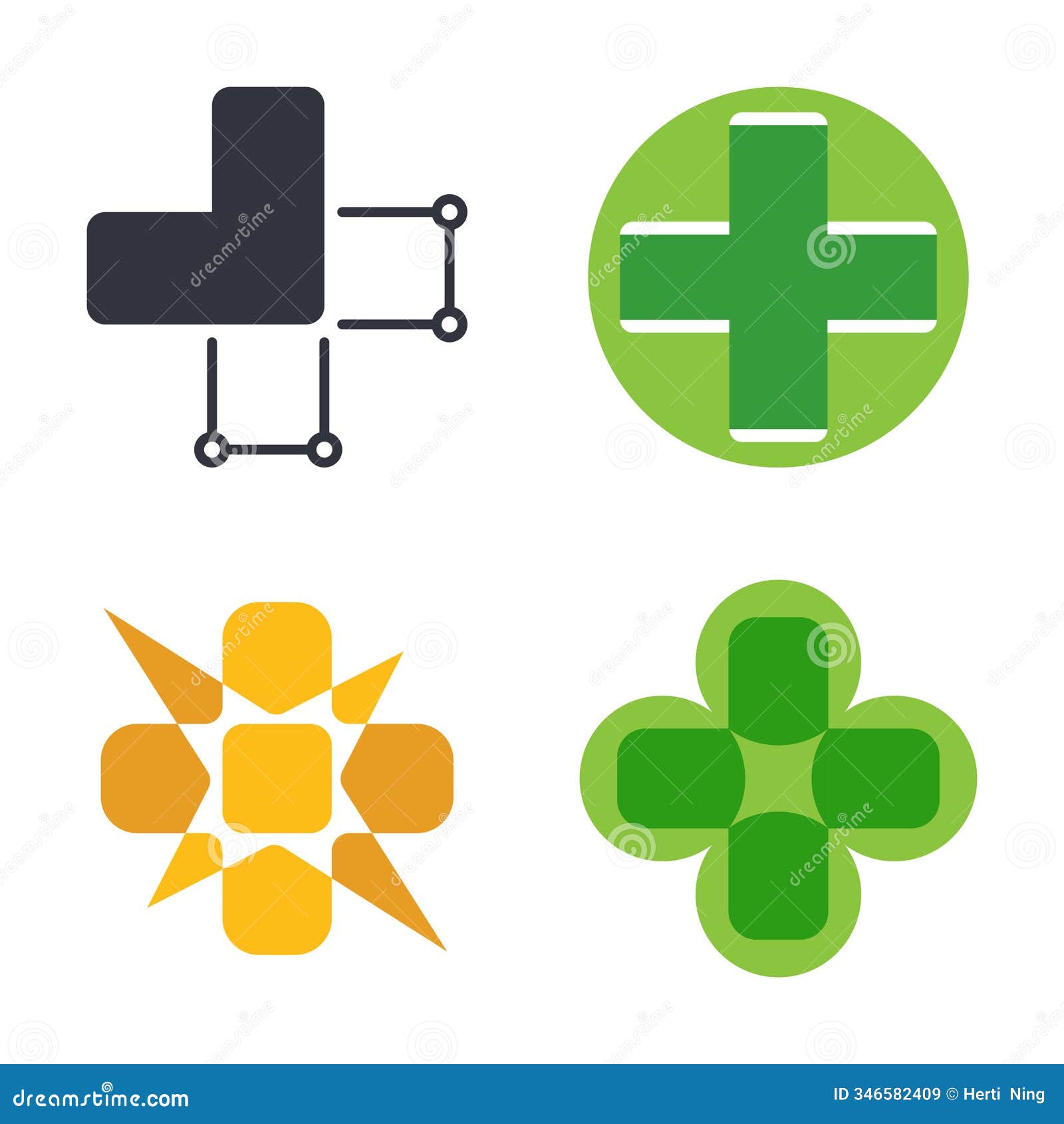 Medical Logo Template Icon stock illustration. Illustration of healthy ...