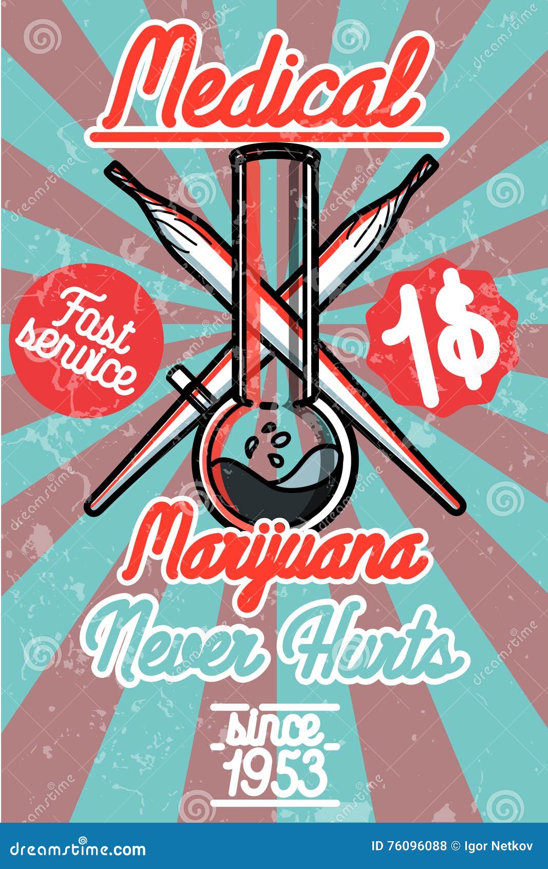 Medical marijuana banner stock vector. Illustration of insignia - 76096088