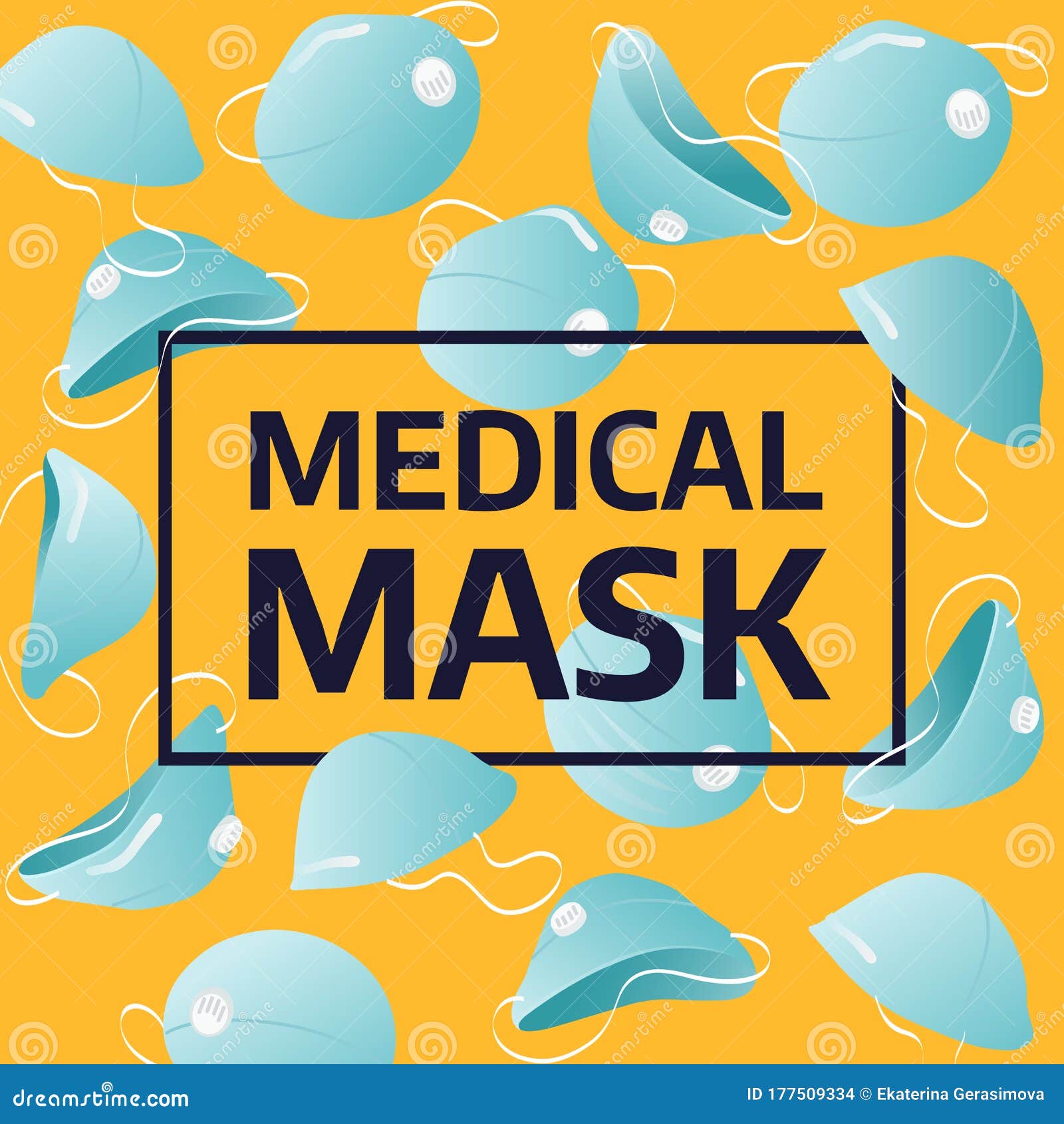 Medical Mask Banner. Medical Mask Background. Medical Mask from ...