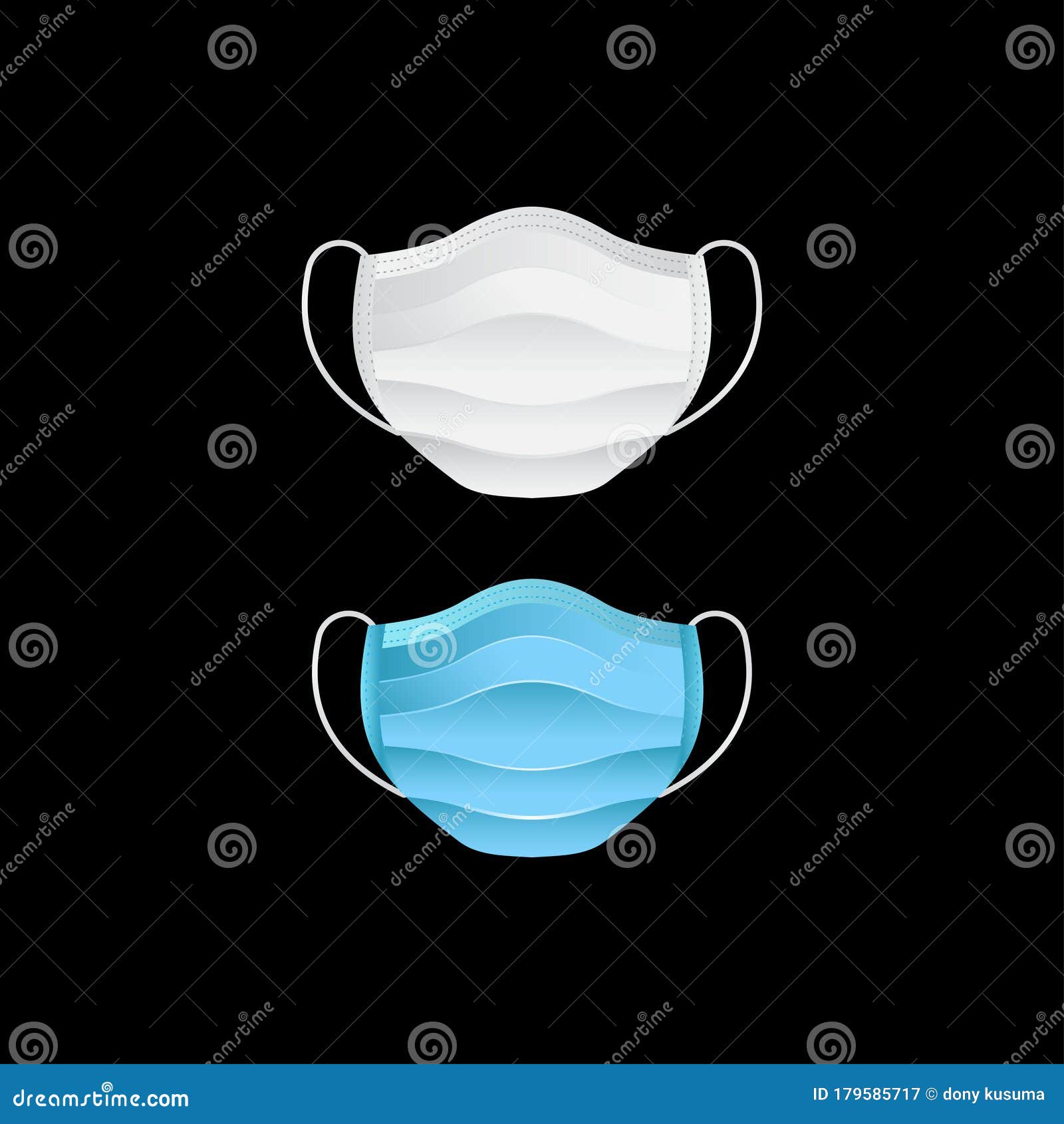 Medical Mask Design Vector Illustration Stock Vector - Illustration of ...