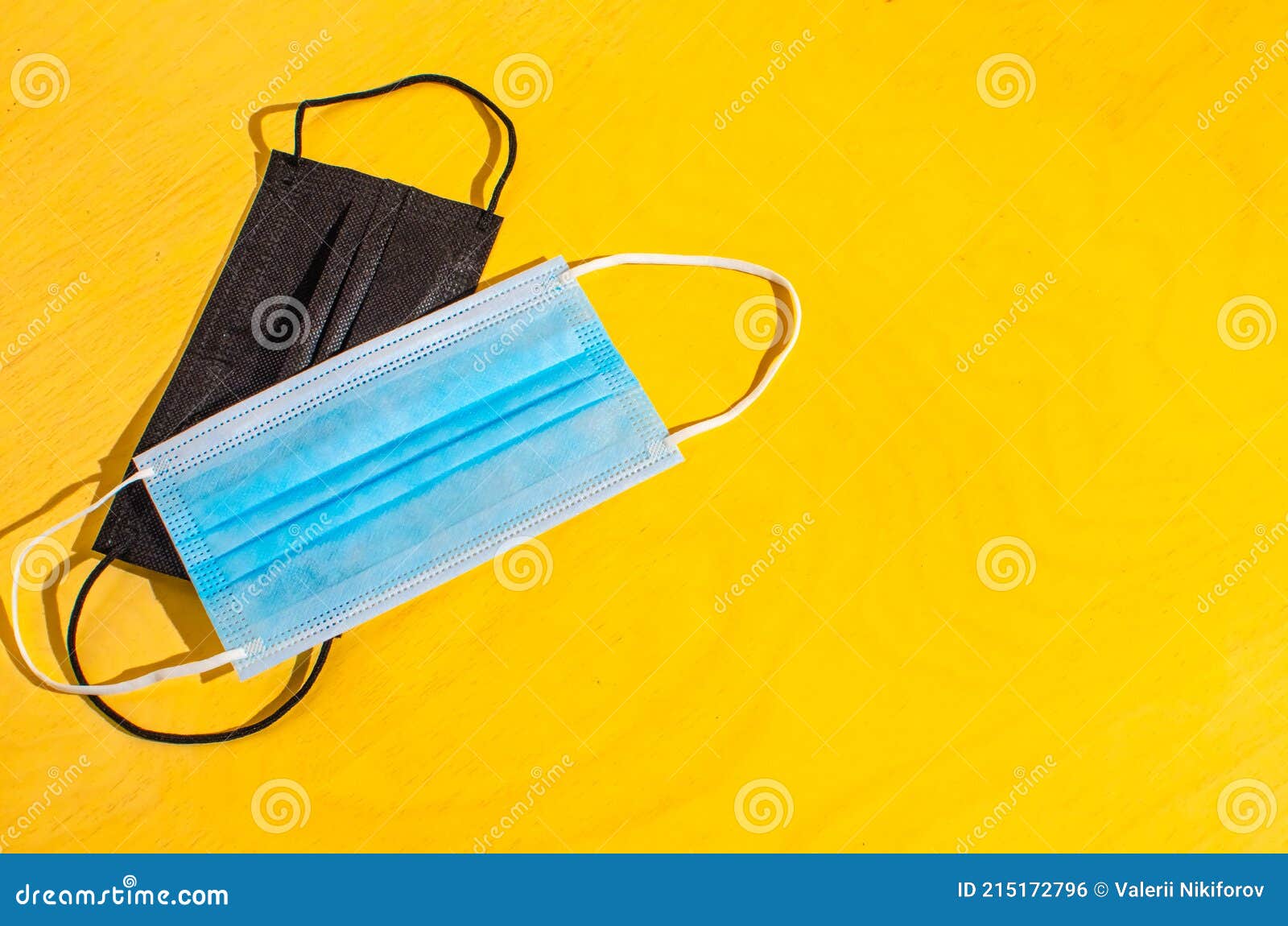 Medical mask on the table stock photo. Image of illness - 215172796